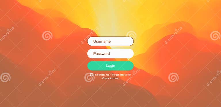 Login User Interface. Modern Screen Design for Mobile App and Web ...