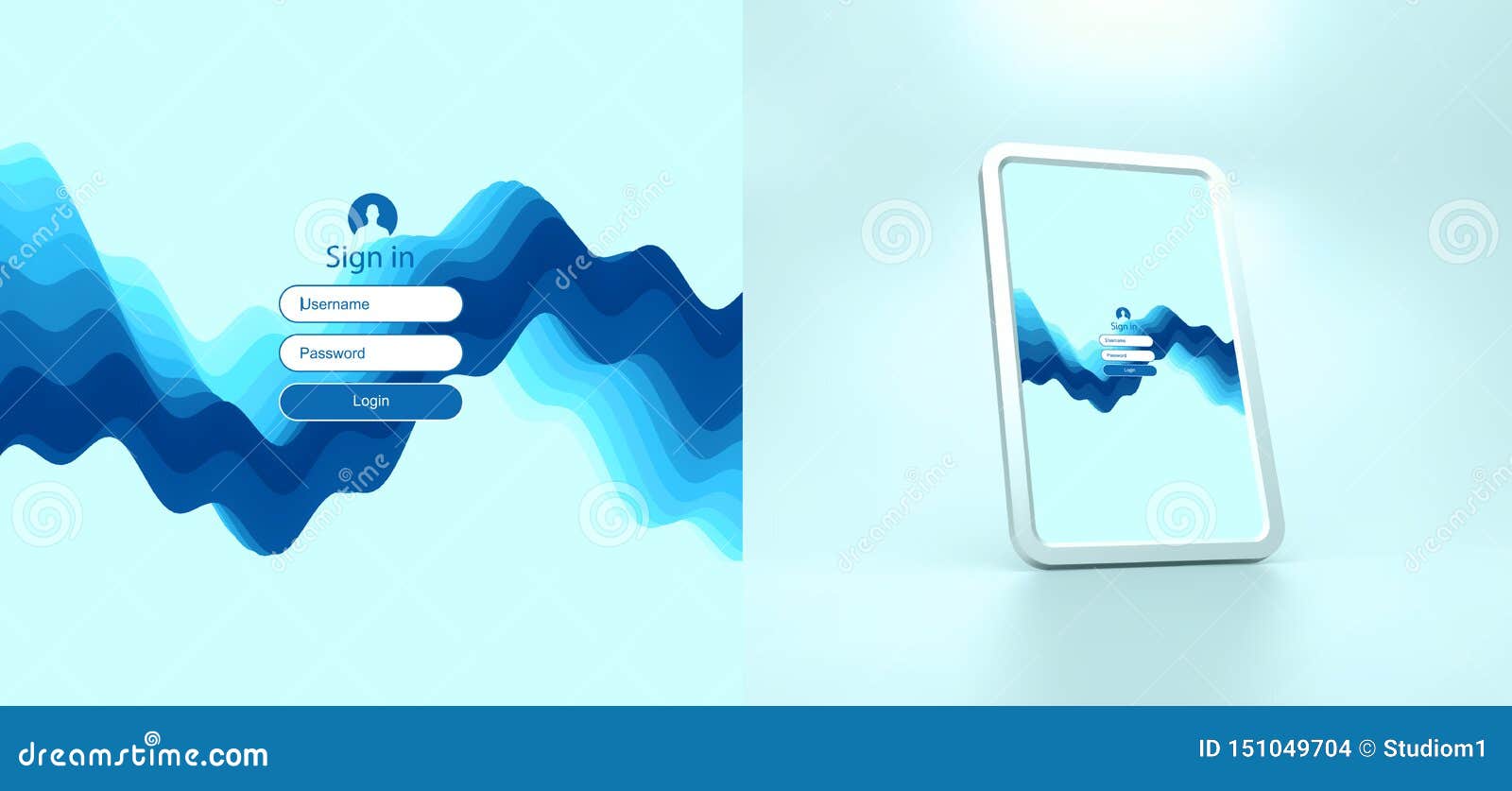 Login User Interface. Modern Screen Design for Mobile App and Web ... Login User Interface. Modern Screen Design for Mobile App and Web ...