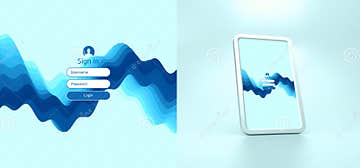 Login User Interface. Modern Screen Design for Mobile App and Web ...