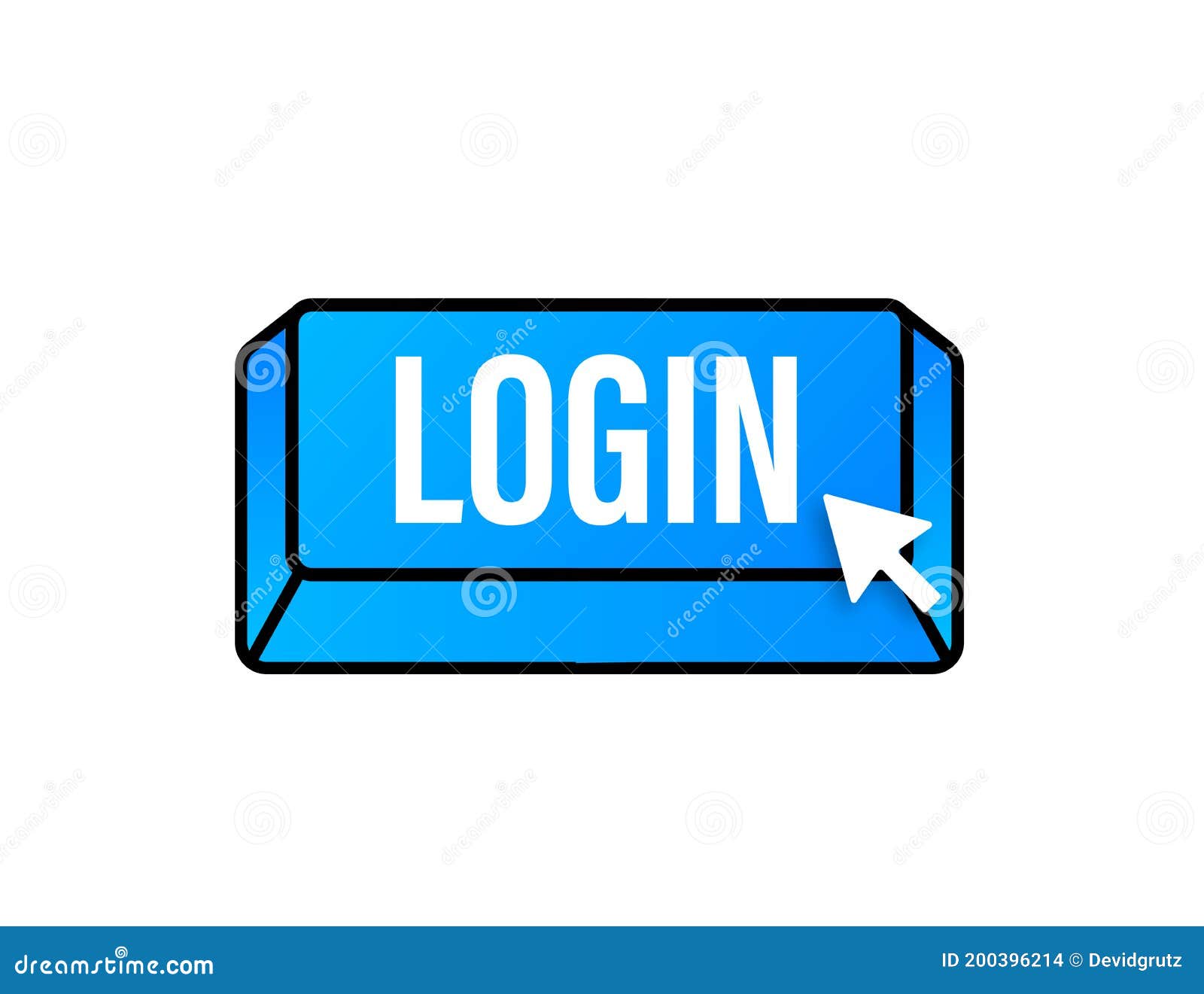 Login. Web Banner. Arrow, Cursor Icon. Arrow Vector Icon. Hand Click ...