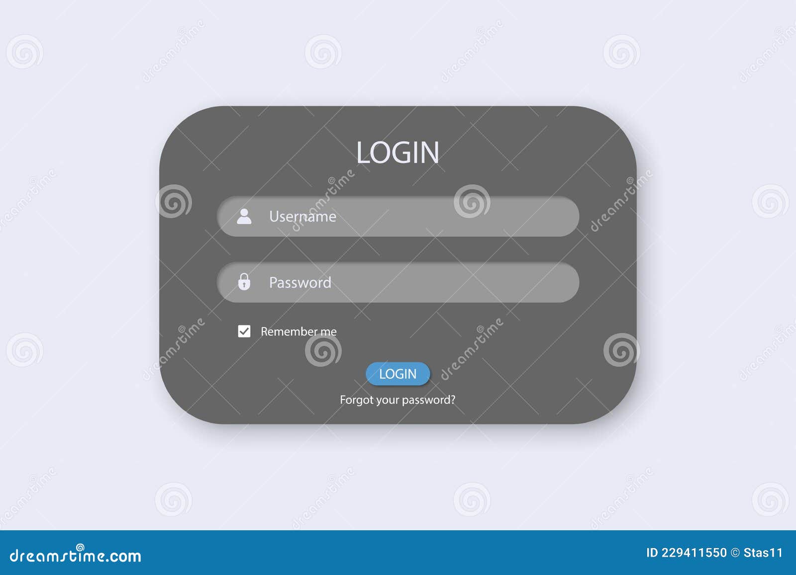 Login Window Glass Sphere Buttons Royalty-Free Stock Image ...