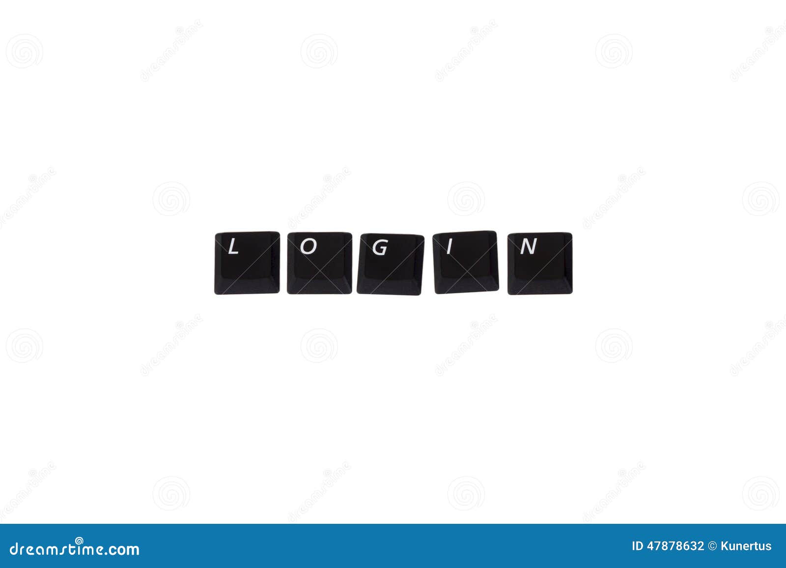 Login Written in Keys stock illustration. Illustration of laptop - 47878632