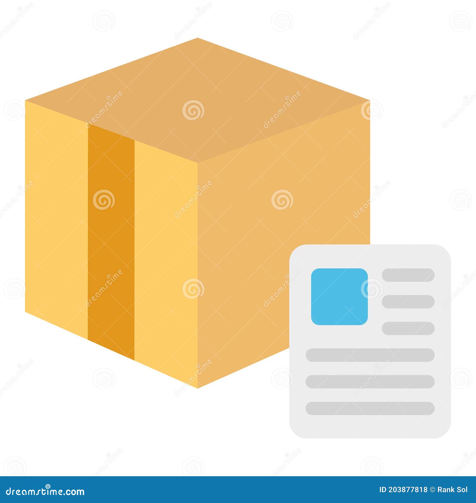 Logistic Bill, Invoice, Receipt, Waybill Fully Editable Vector Icon ...