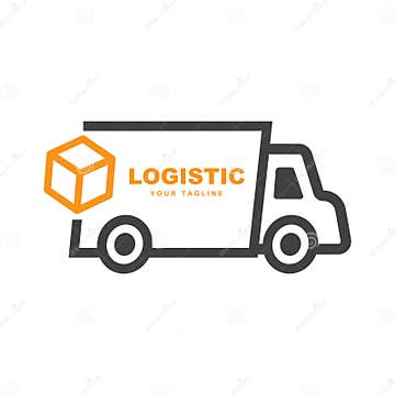 Logistic Company Logo Vector with Slogan Template Stock Vector ...