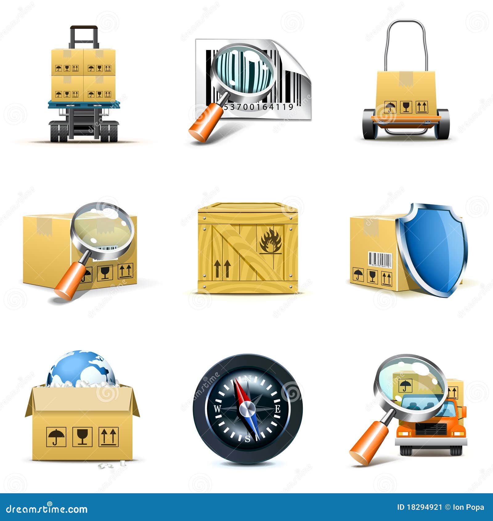 Logistic and Distribution Icons | Bella Series Stock Vector ...
