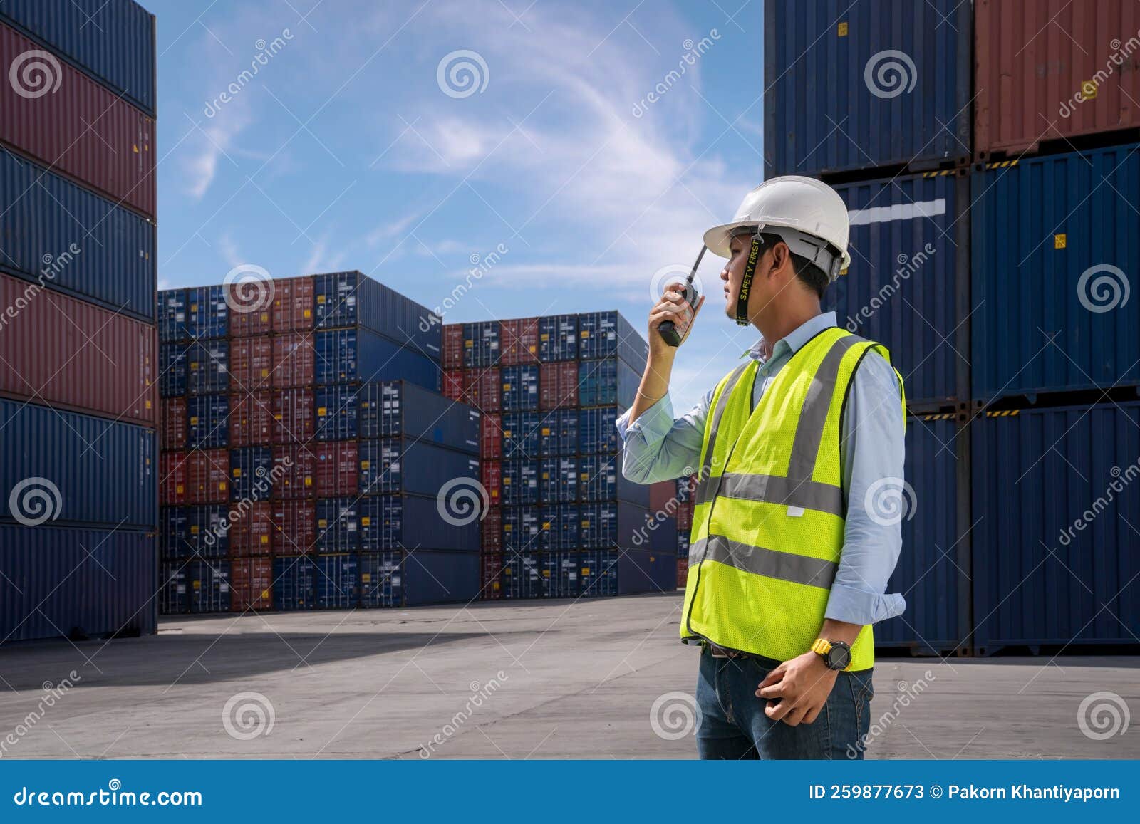 Logistic Export Import Concept Stock Image - Image of freight, nautical ...