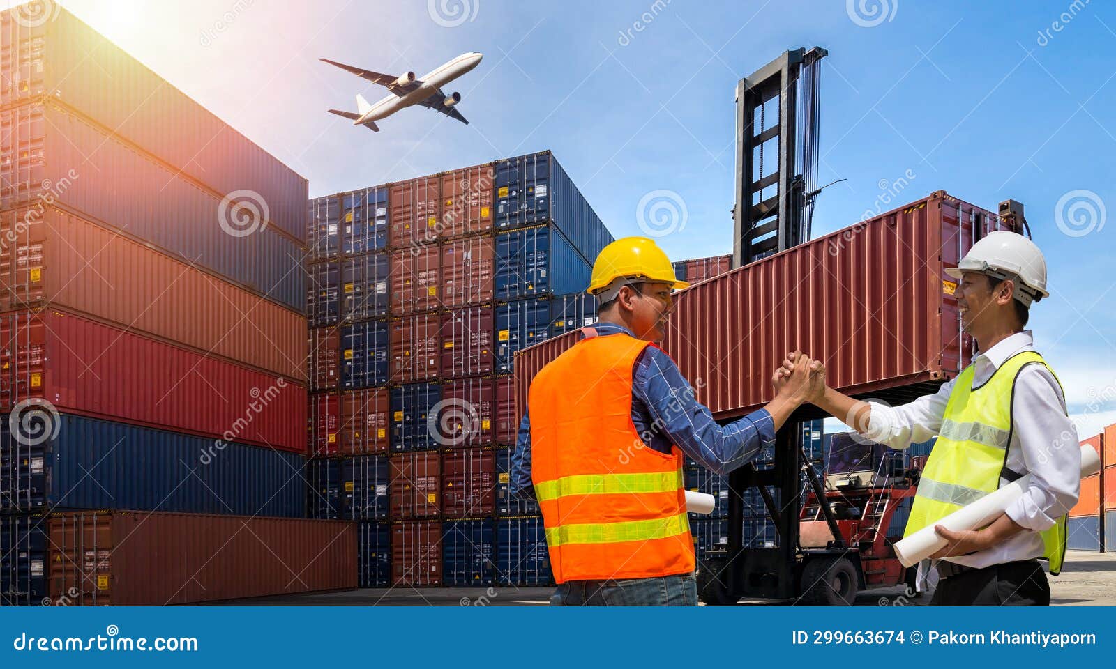 Logistic Export Import Concept Stock Photo - Image of economy ...