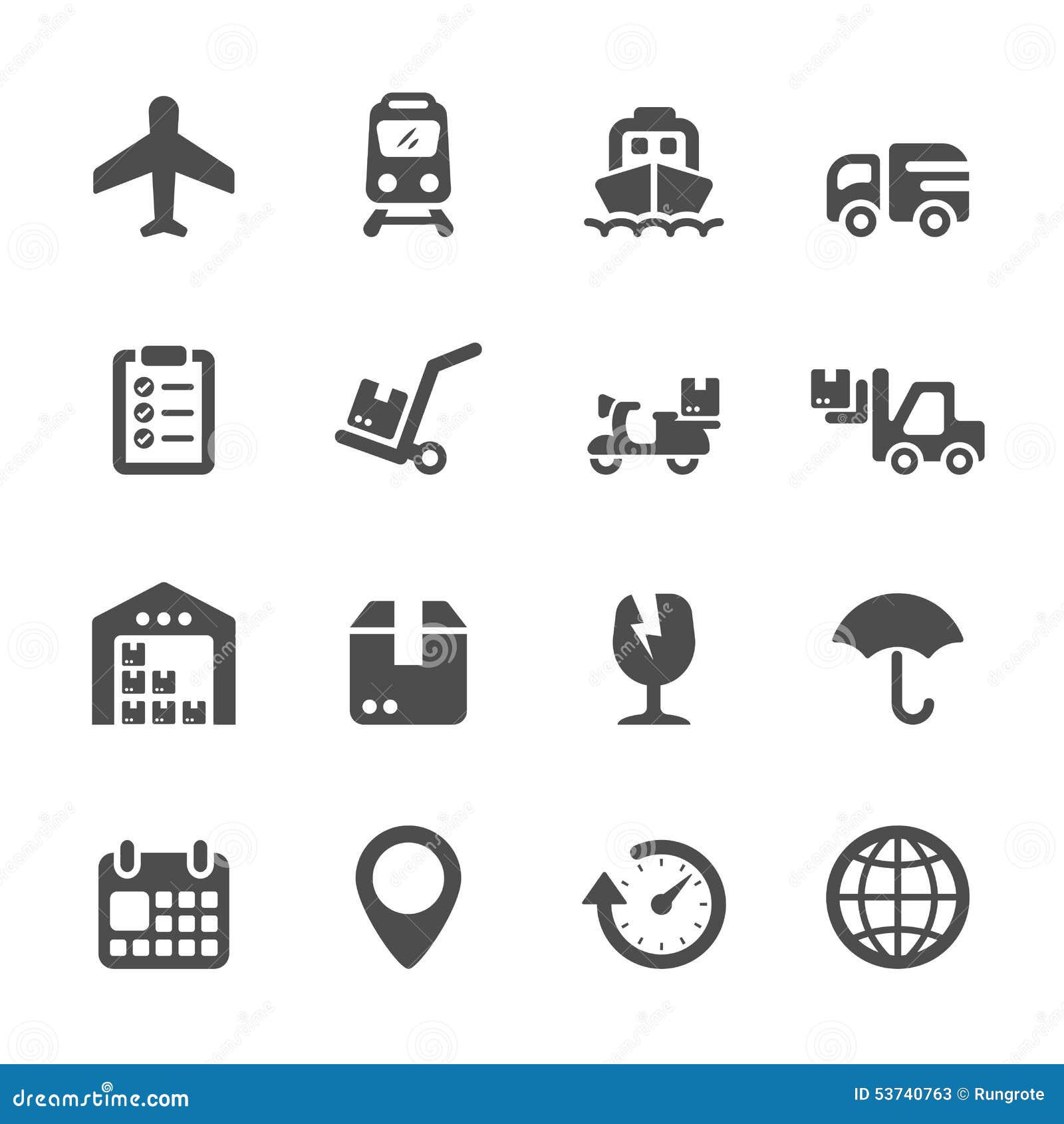 Logistic Icon Set 5, Vector Eps10 | CartoonDealer.com #54421000