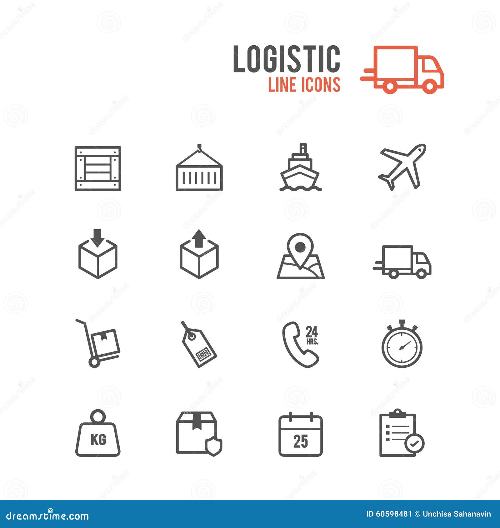 Logistic Icon Set 5, Vector Eps10 | CartoonDealer.com #54421000