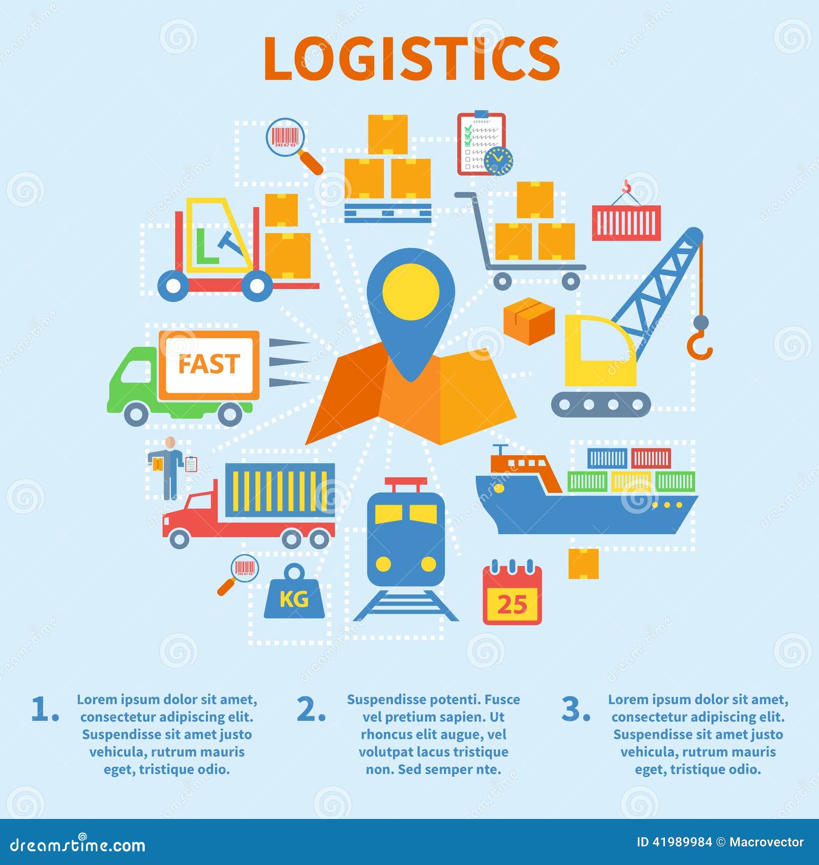 Logistic Infographic Icons Flat Stock Vector - Illustration of design ... Logistic Infographic Icons Flat Stock Vector - Illustration of design ...