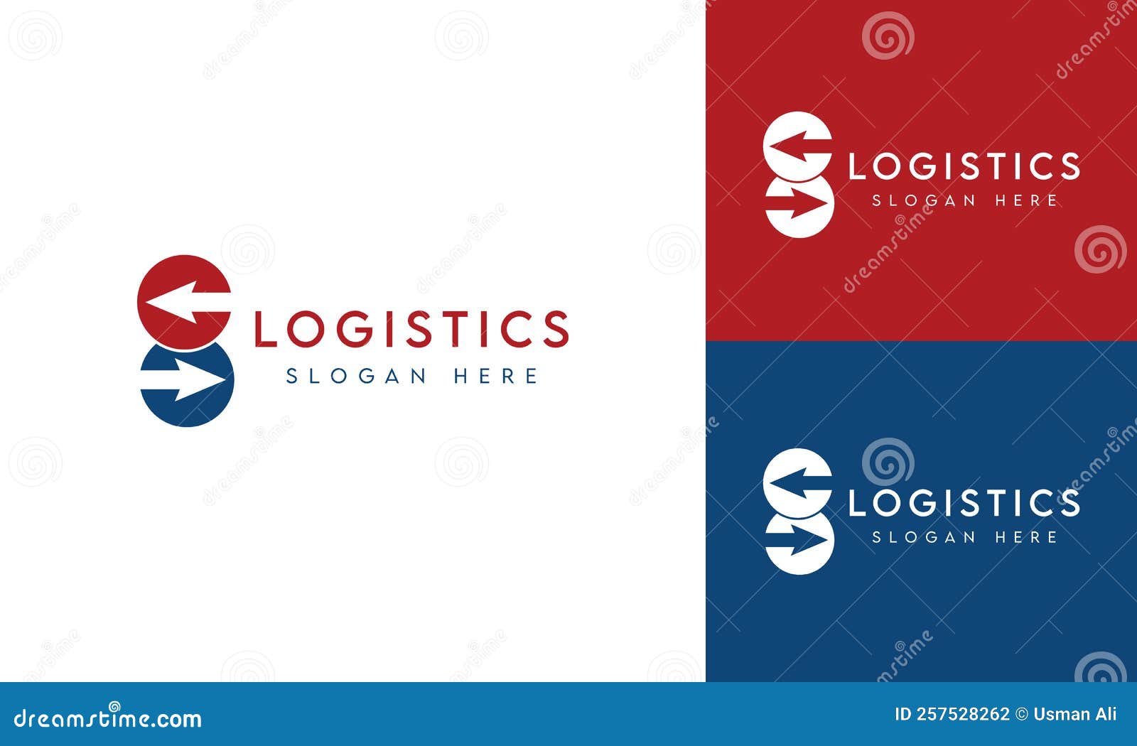Logistic Logo Design Vector Template Minimal Logistic Logo Stock Vector ...