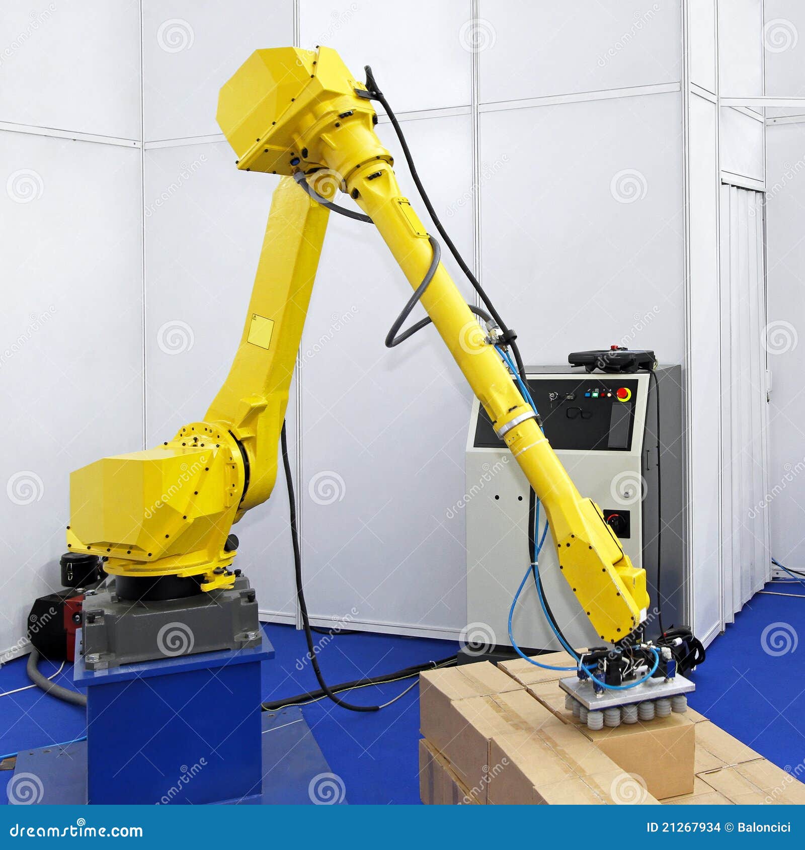 Logistic robot stock photo. Image of techno, industry - 21267934