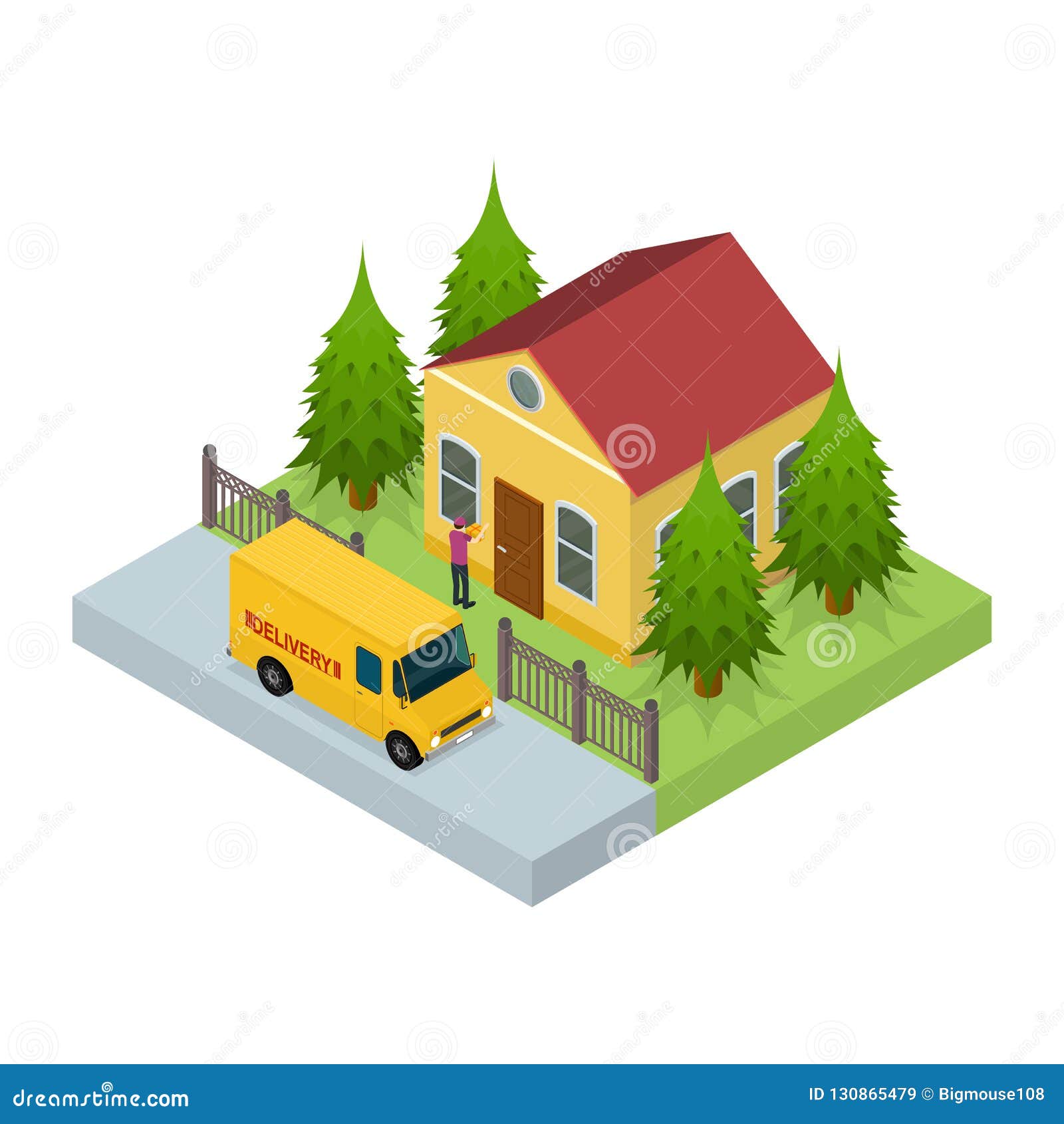 Logistic Service Business Concept Isometric View. Vector Stock Vector ... Logistic Service Business Concept Isometric View. Vector Stock Vector ...