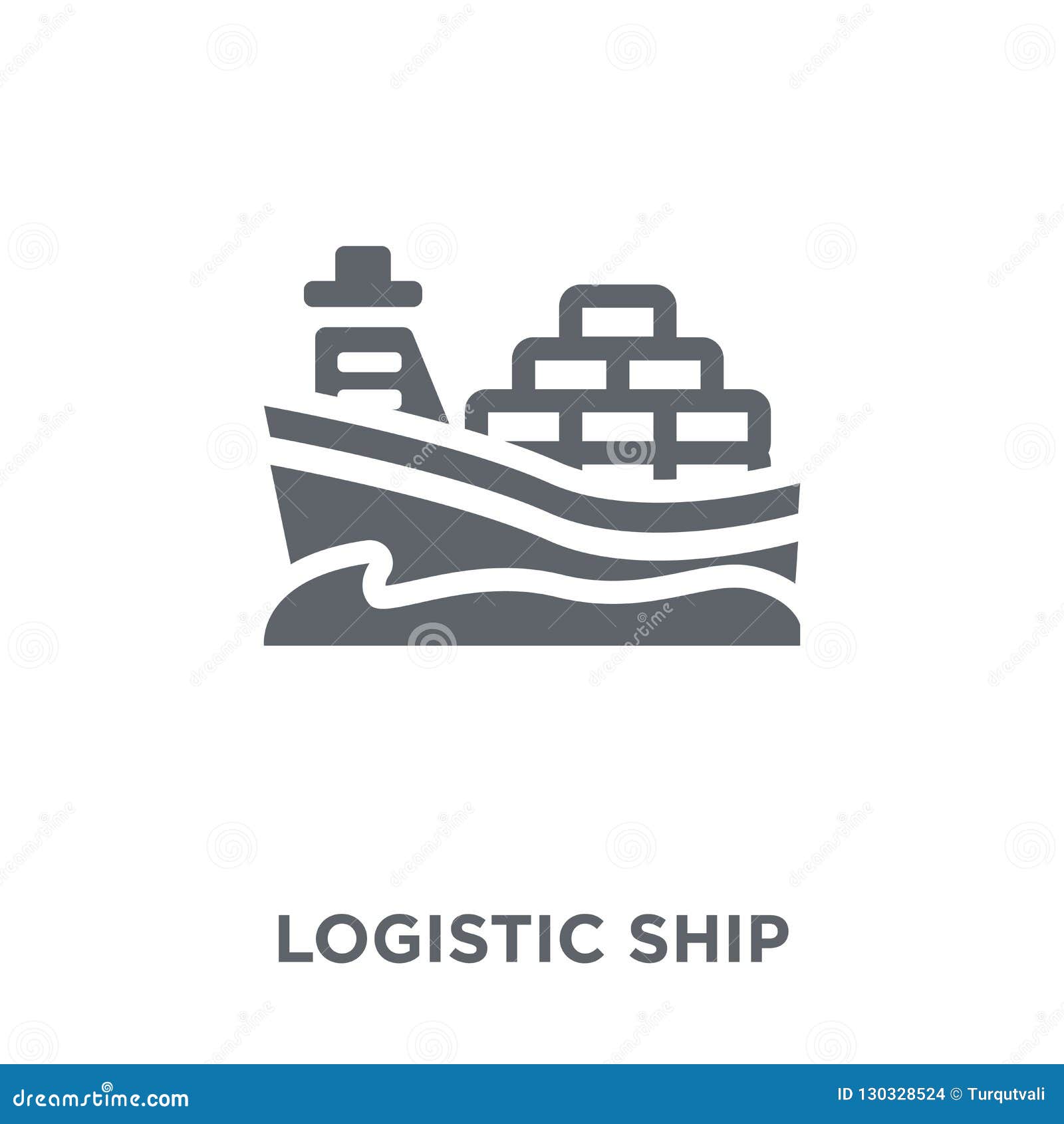 Logistic Ship Icon from Delivery and Logistic Collection. Stock Vector ...