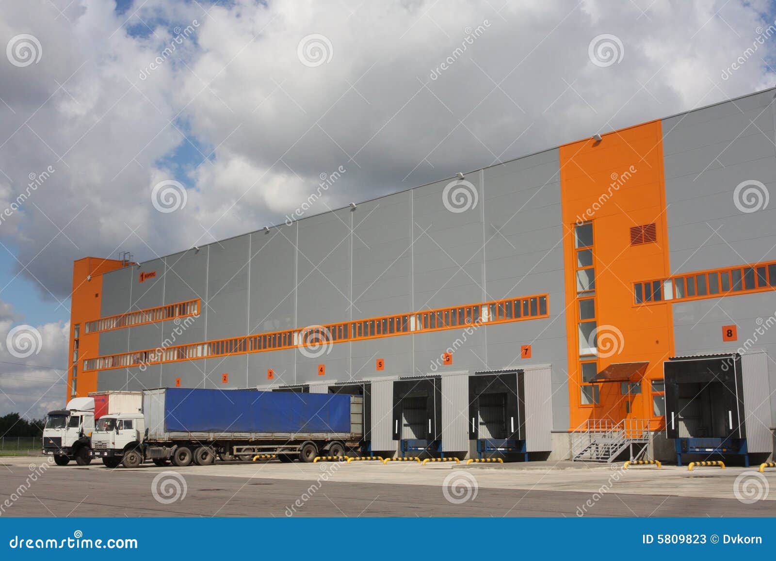 Logistic terminal stock image. Image of transport, logistic - 5809823