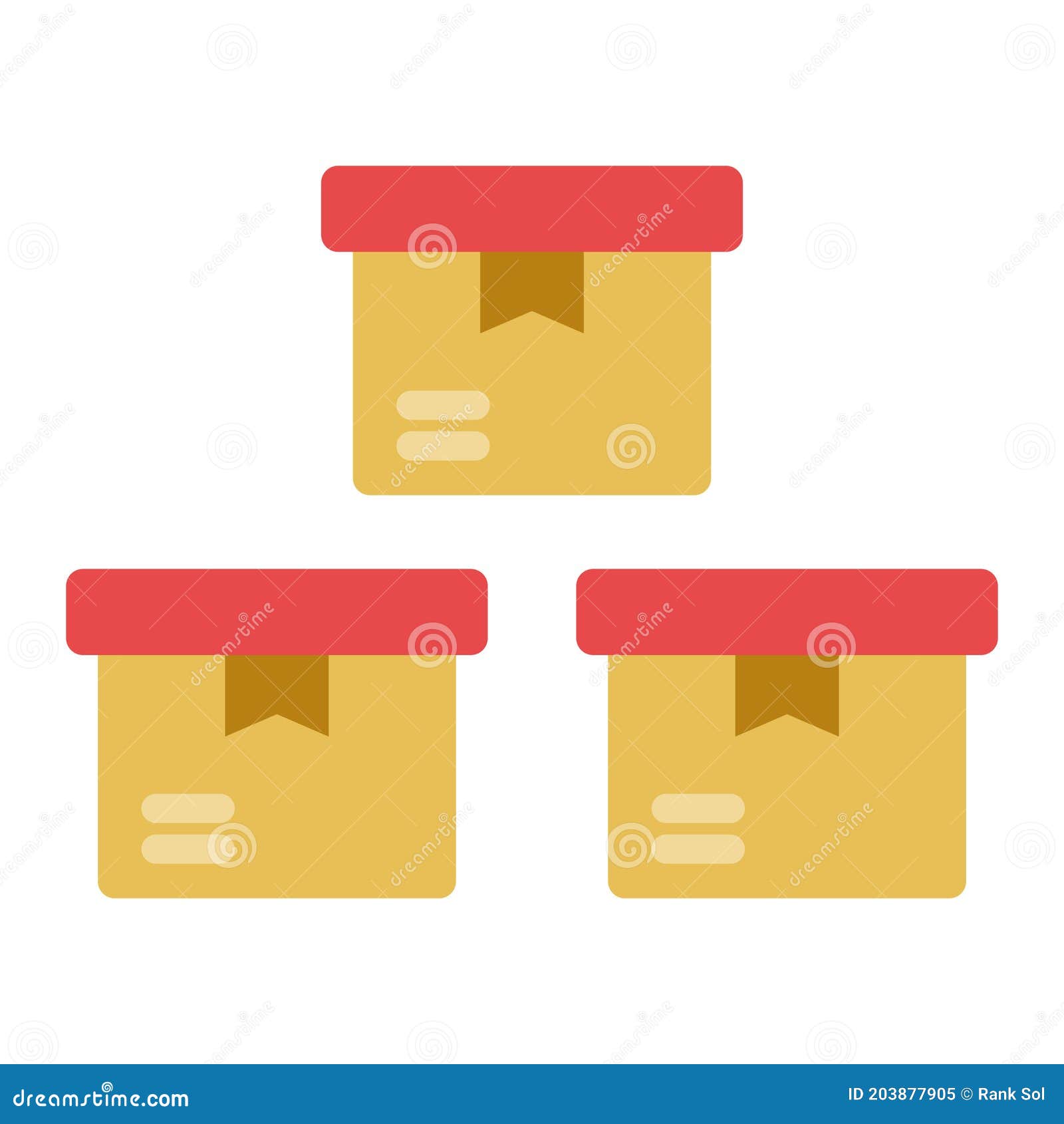 Logistics, Boxes, Cargo Goods, Stock Fully Editable Vector Icon Stock ...