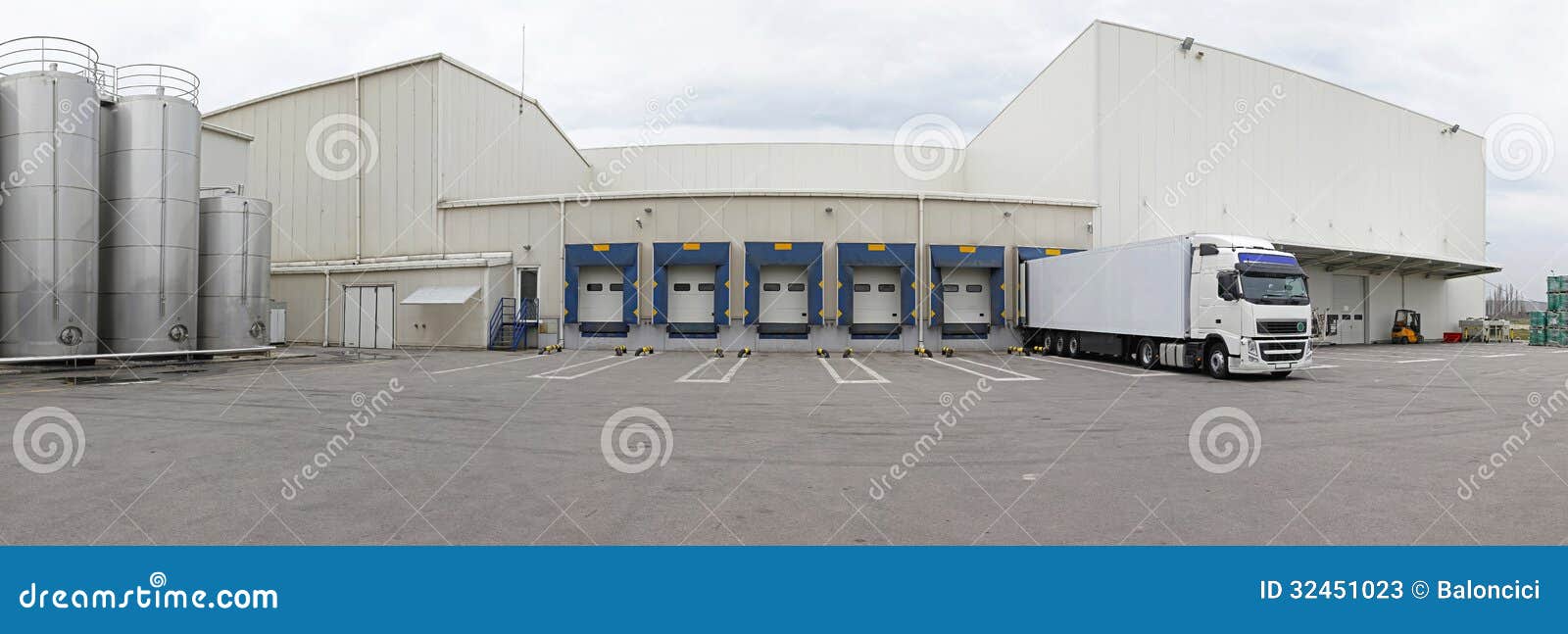Logistics center stock image. Image of business, depot - 32451023