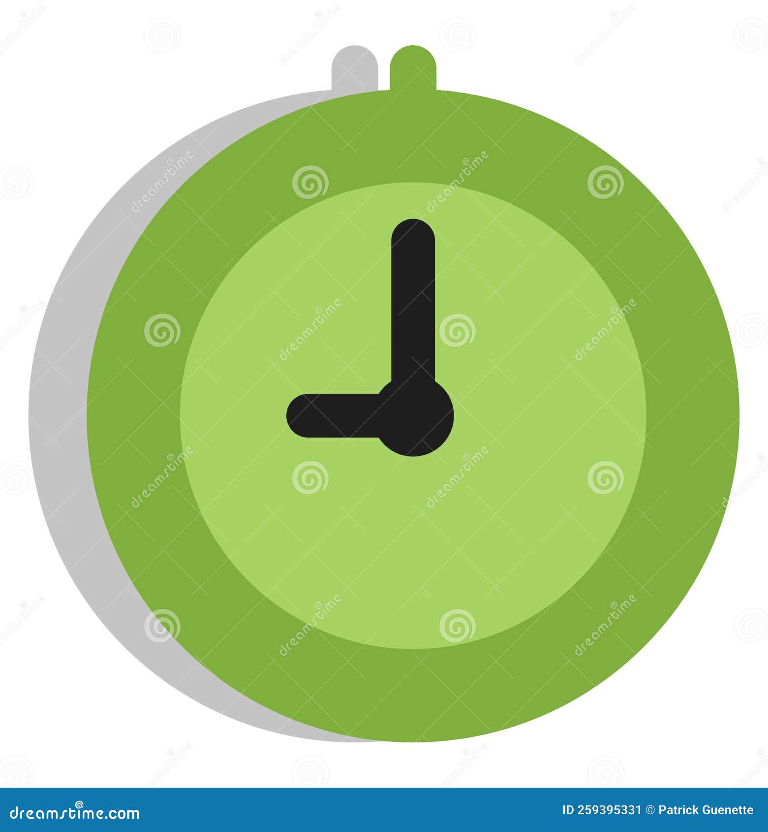 Logistics clock, icon stock vector. Illustration of vector - 259395331
