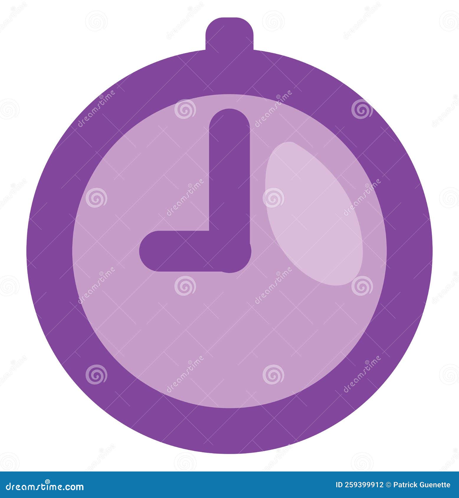 Logistics clock, icon stock vector. Illustration of business - 259399912