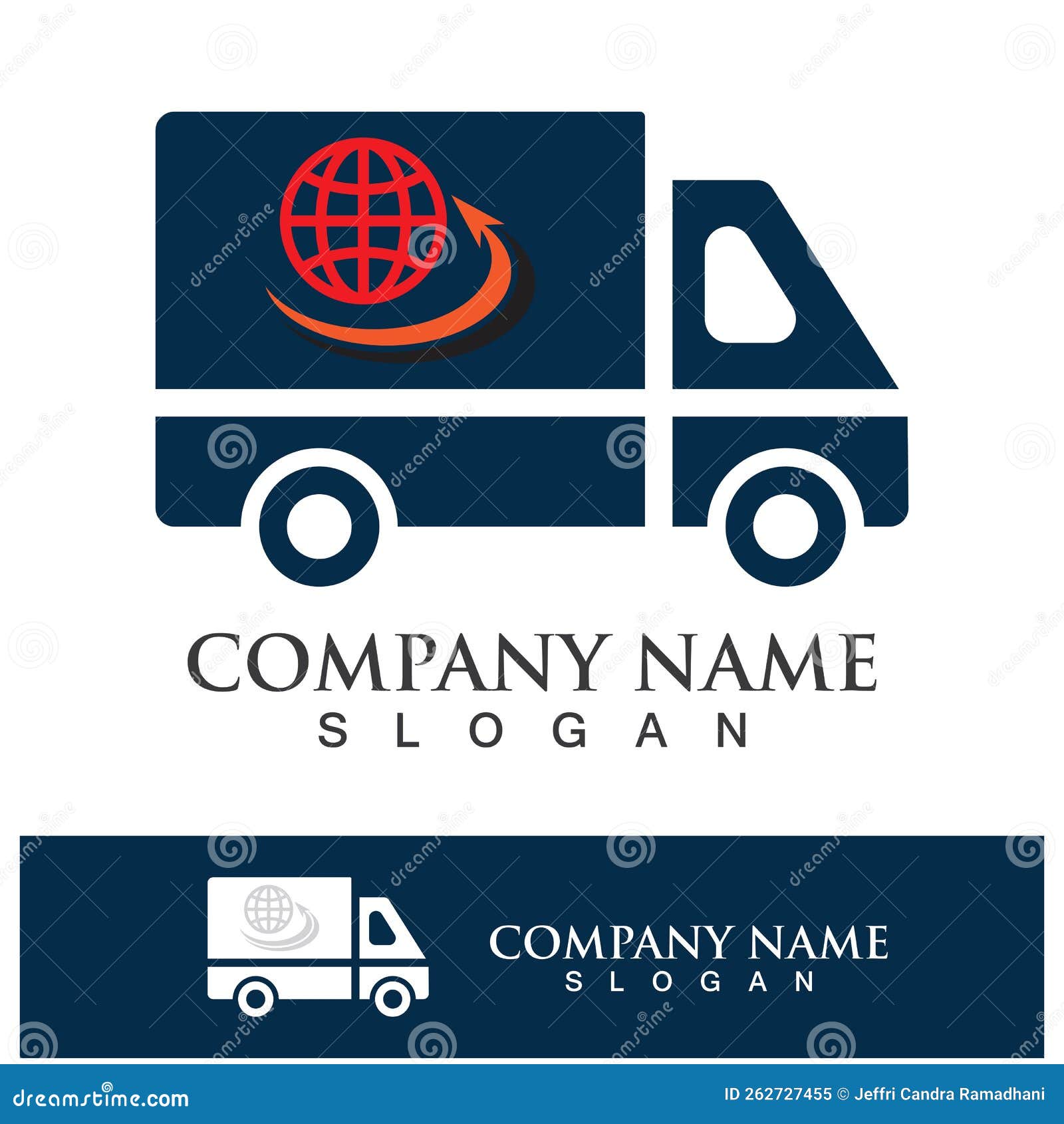 Logistics Company Logo Icon Stock Vector - Illustration of design ...