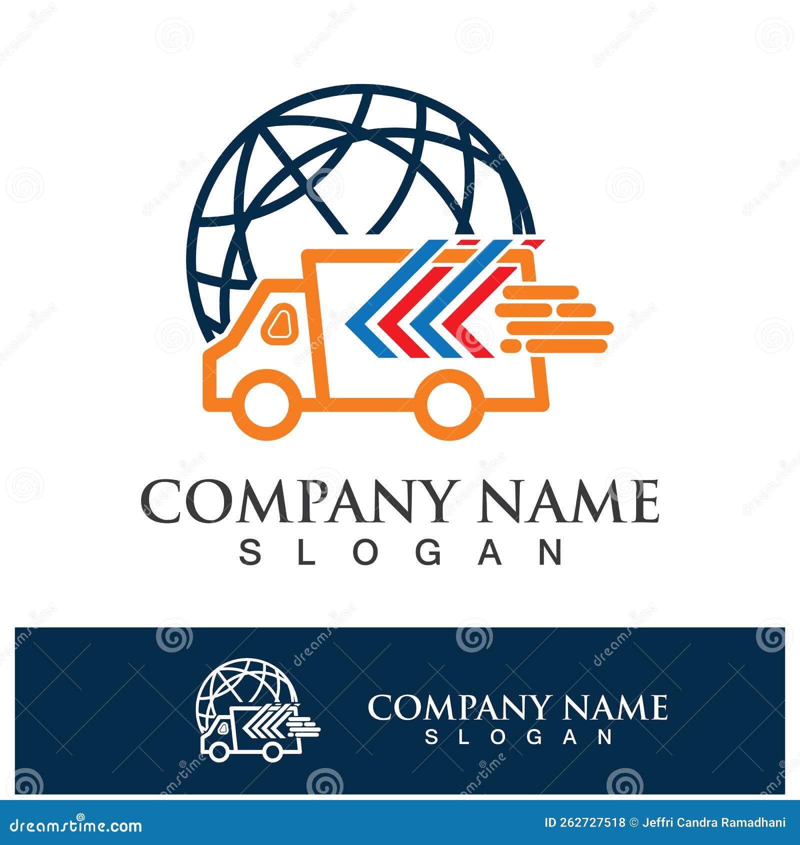 Logistics Company Logo Icon Stock Vector - Illustration of vector ...