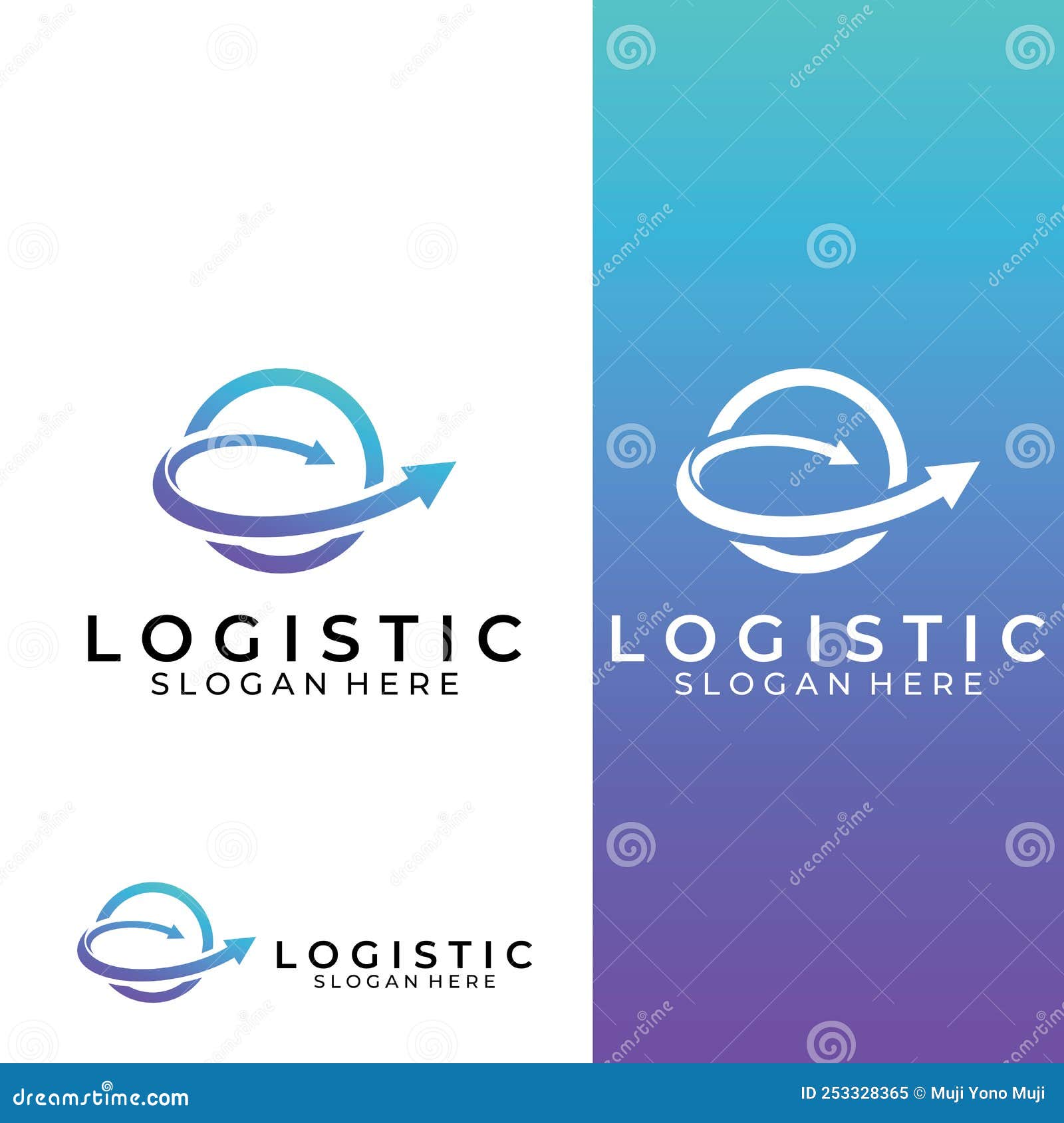 Logistics Company Vector Logo, Arrow Icon Logo, Fast Digital Delivery ...