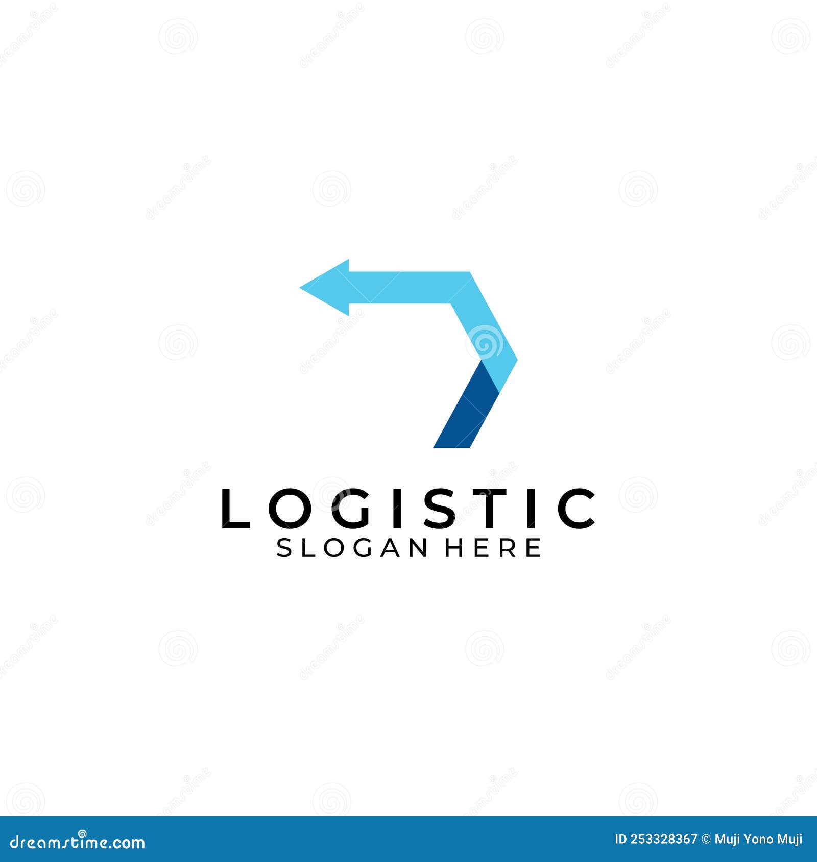 Logistics Company Vector Logo, Arrow Icon Logo, Fast Digital Delivery ...