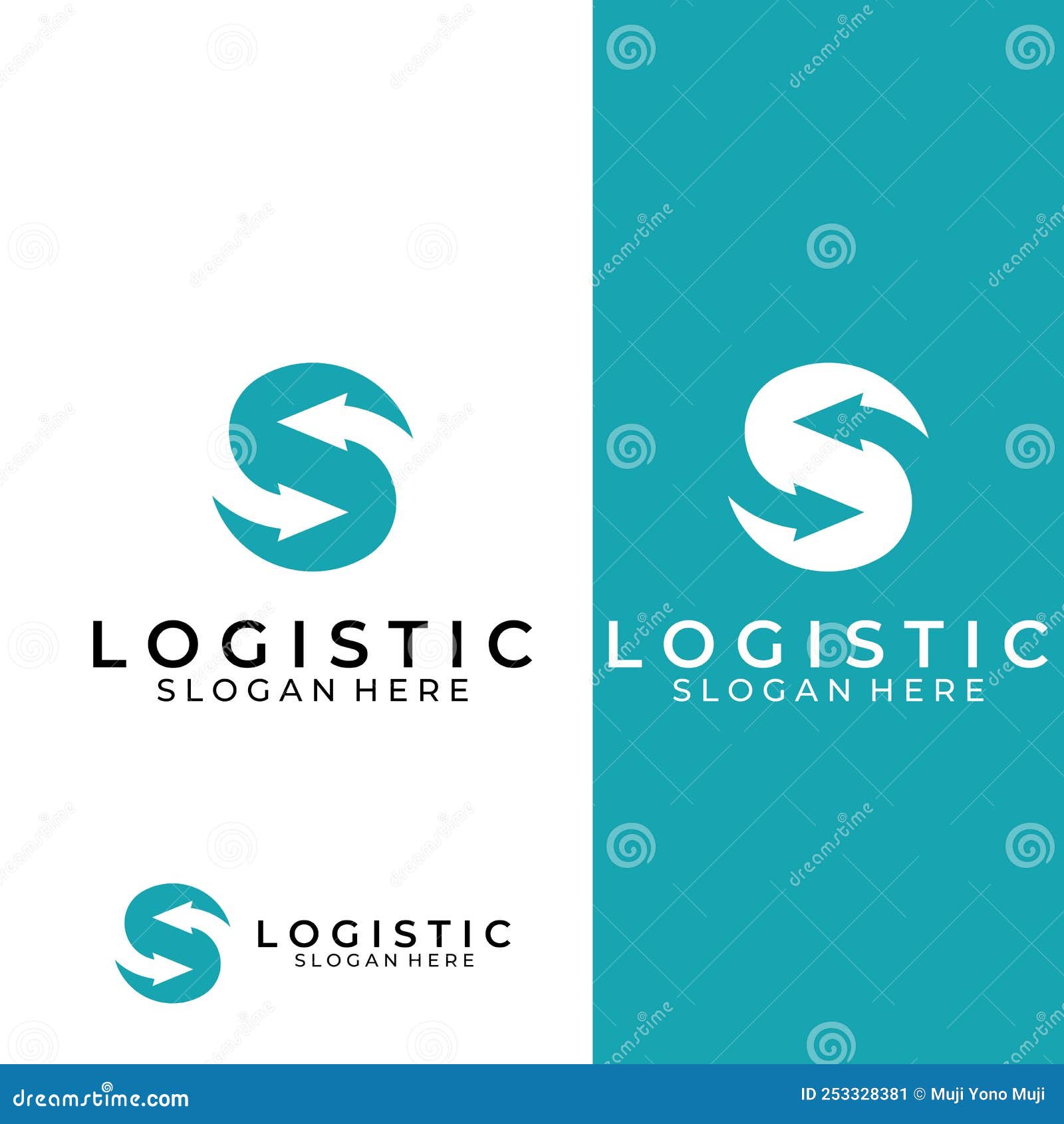 Logistics Company Vector Logo, Arrow Icon Logo, Fast Digital Delivery ...