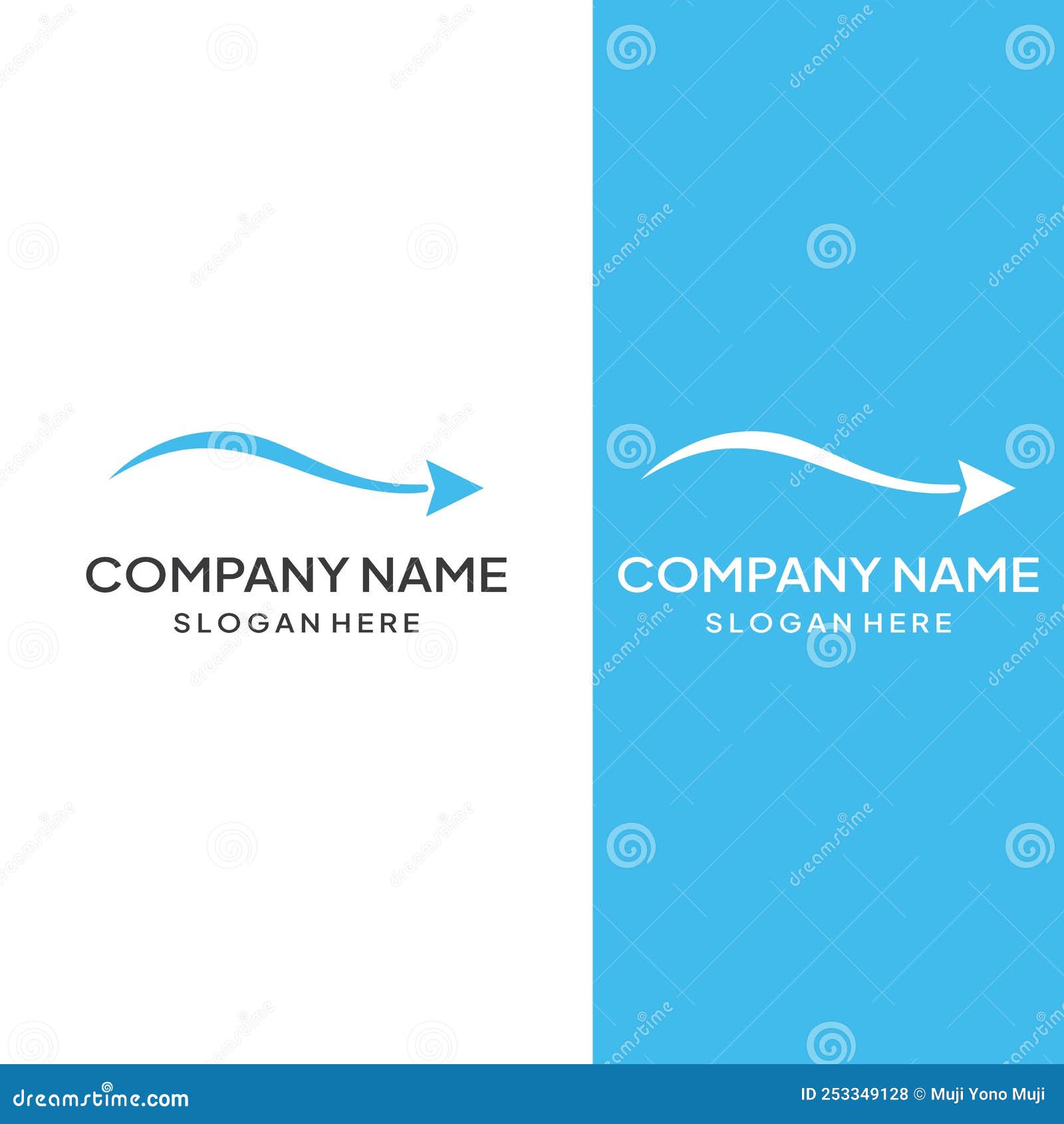 Logistics Company Vector Logo, Arrow Icon Logo, Fast Digital Delivery ...