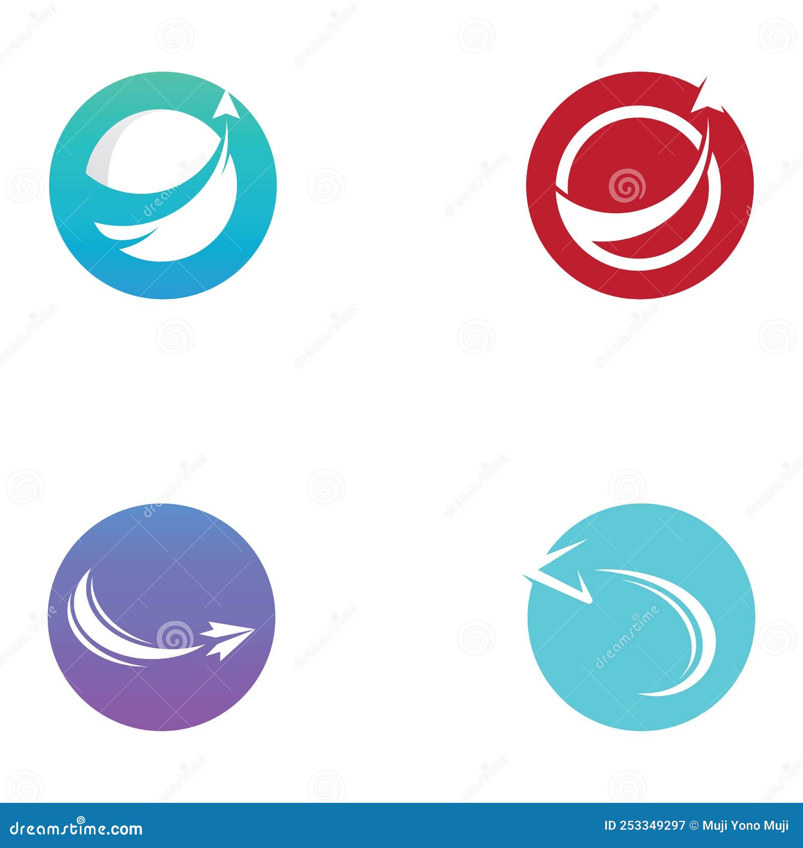 Logistics Company Vector Logo, Arrow Icon Logo, Fast Digital Delivery ...