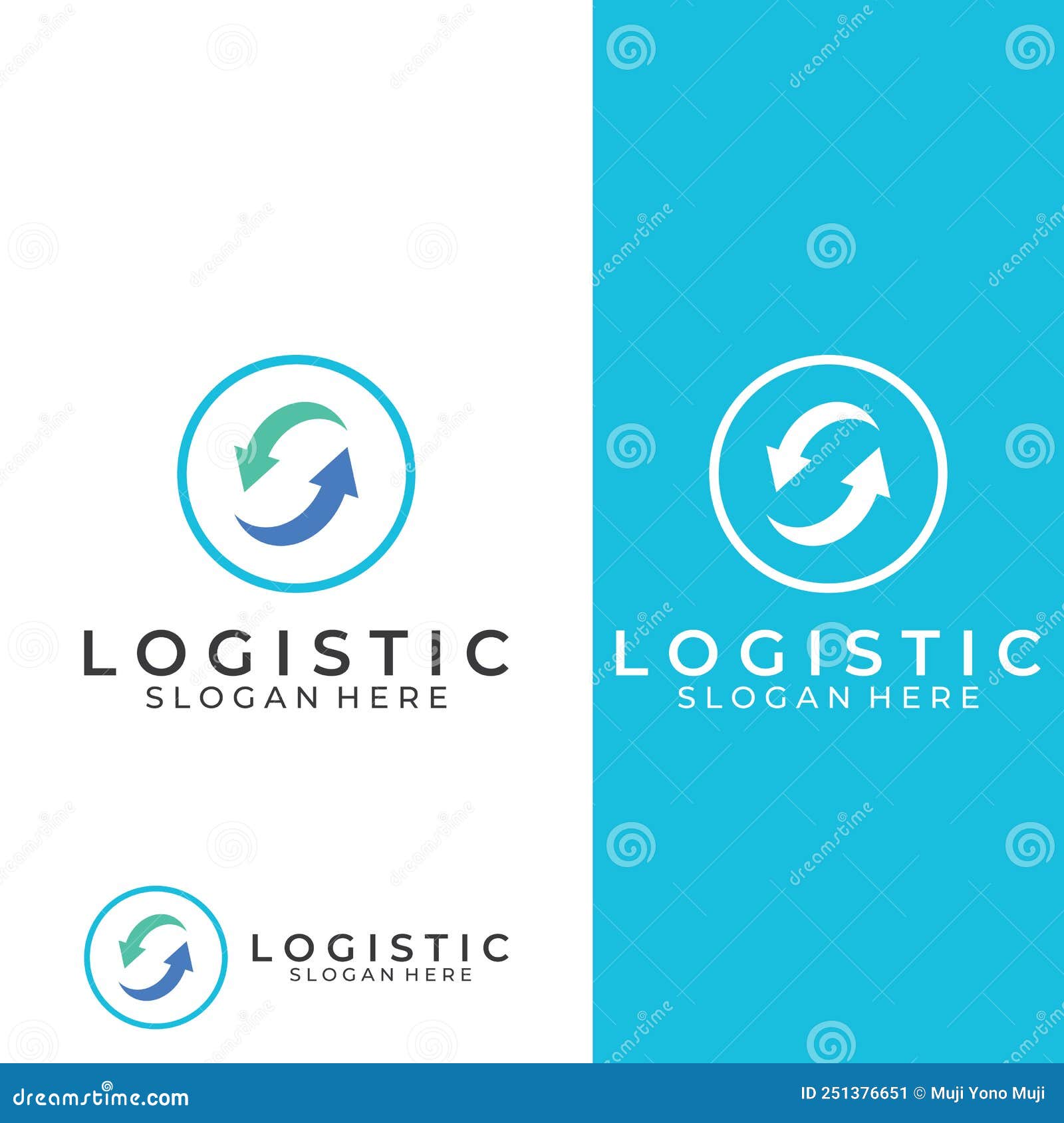 Logistics Company Vector Logo, Arrow Icon Logo, Fast Digital Delivery ...