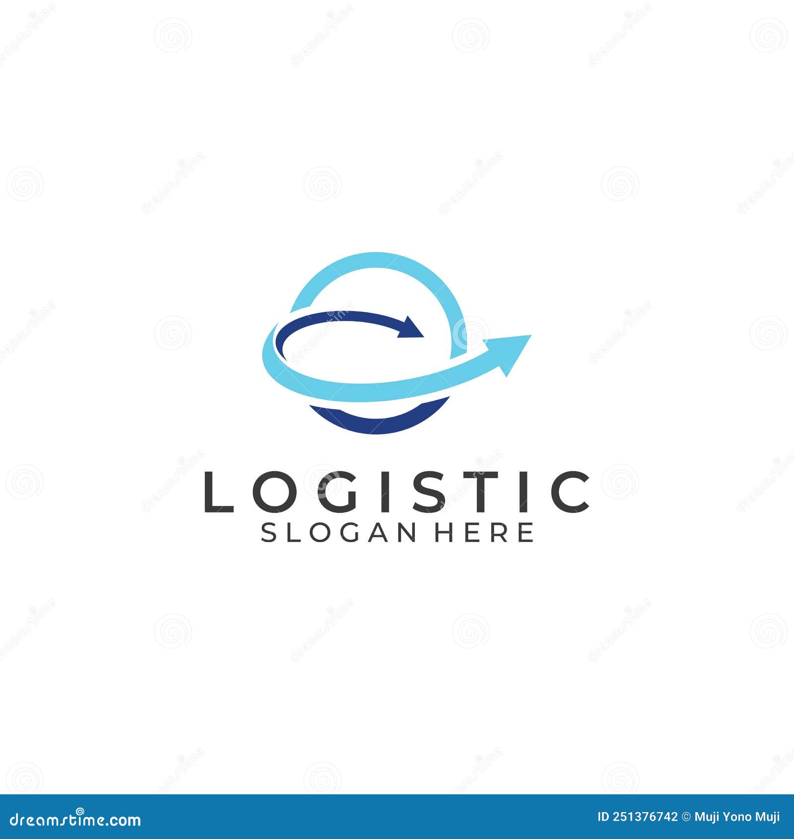 Logistics Company Vector Logo, Arrow Icon Logo, Fast Digital Delivery ...