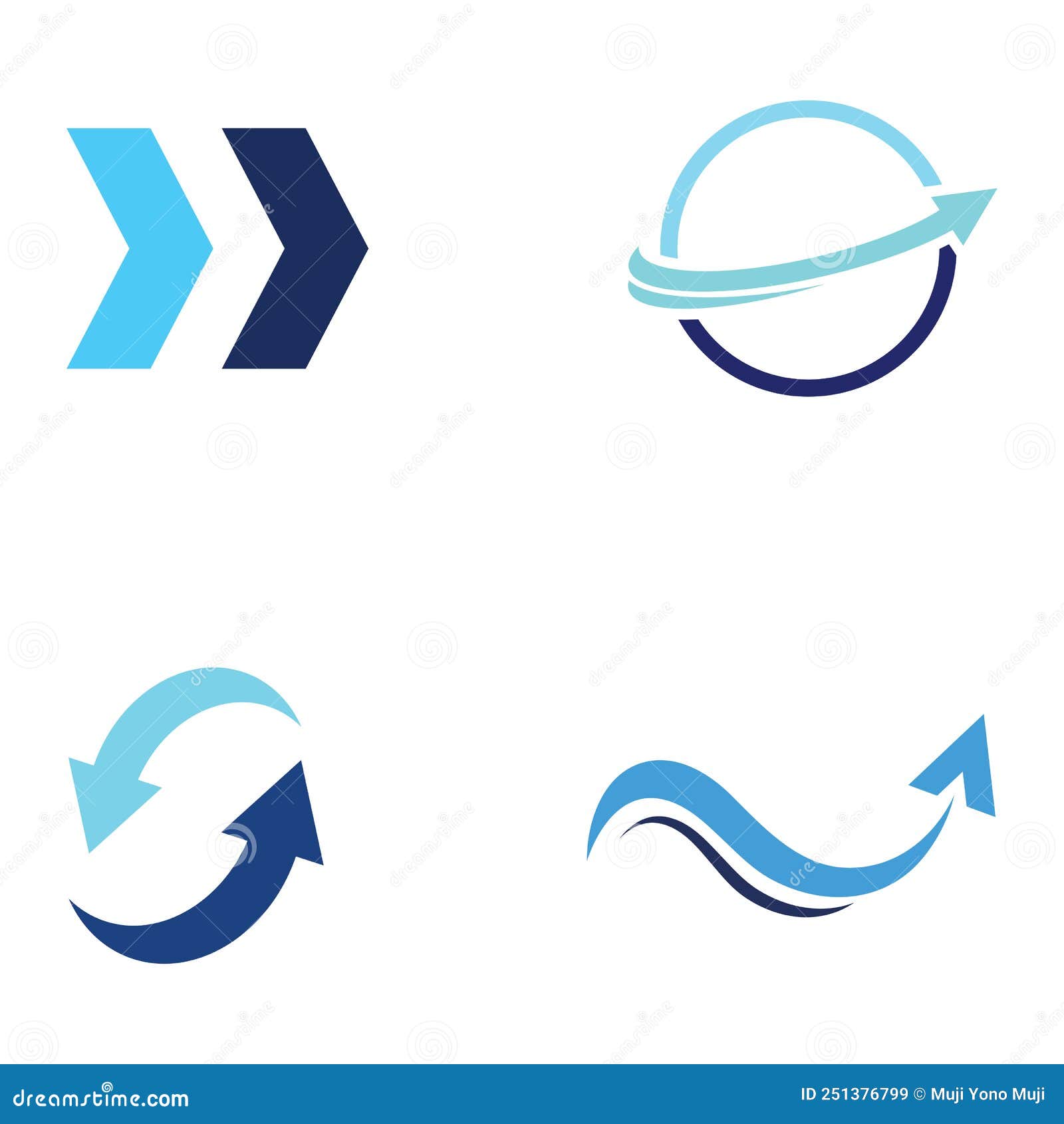 Logistics Company Vector Logo, Arrow Icon Logo, Fast Digital Delivery ...