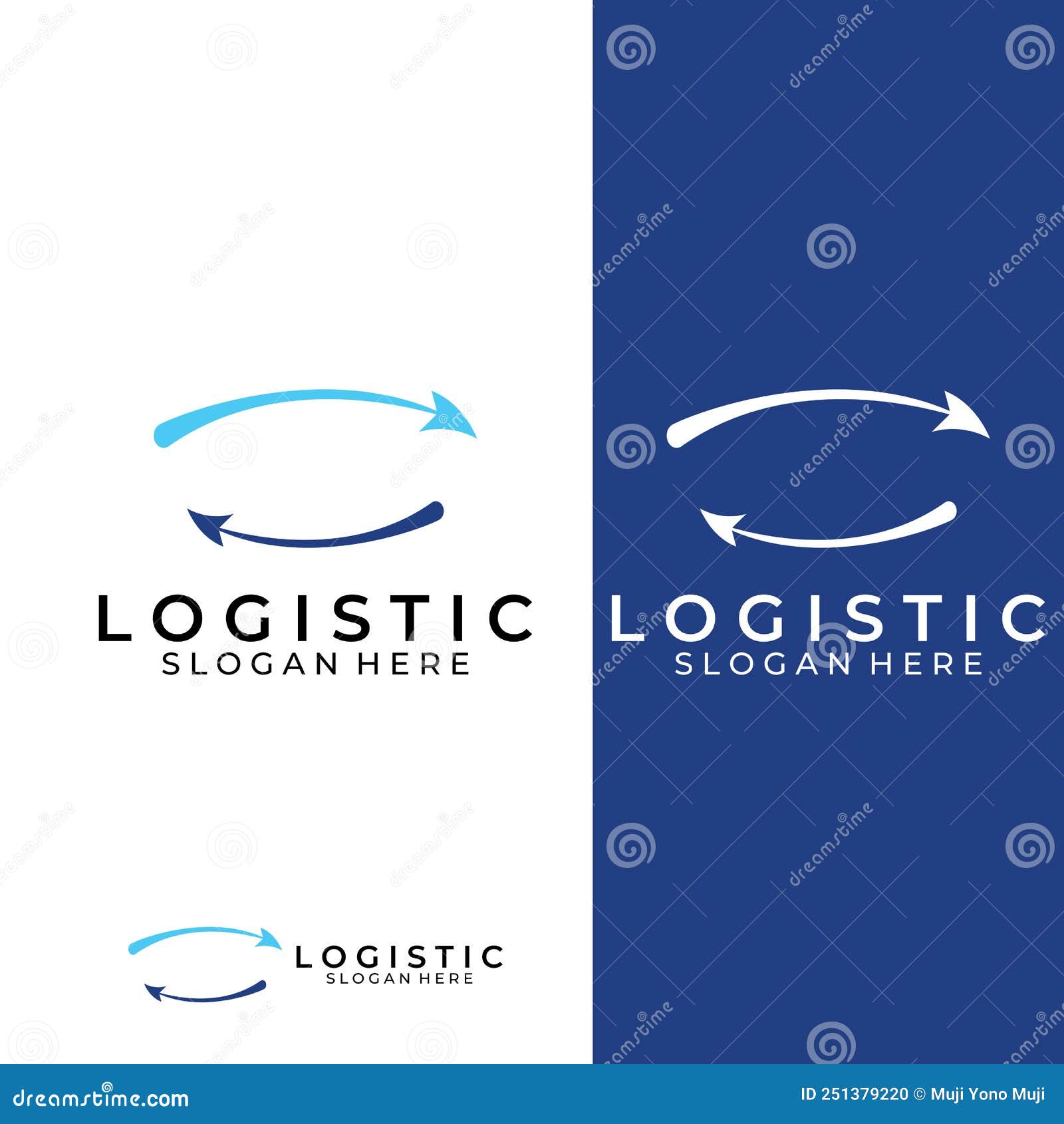 Logistics Company Vector Logo, Arrow Icon Logo, Fast Digital Delivery ...