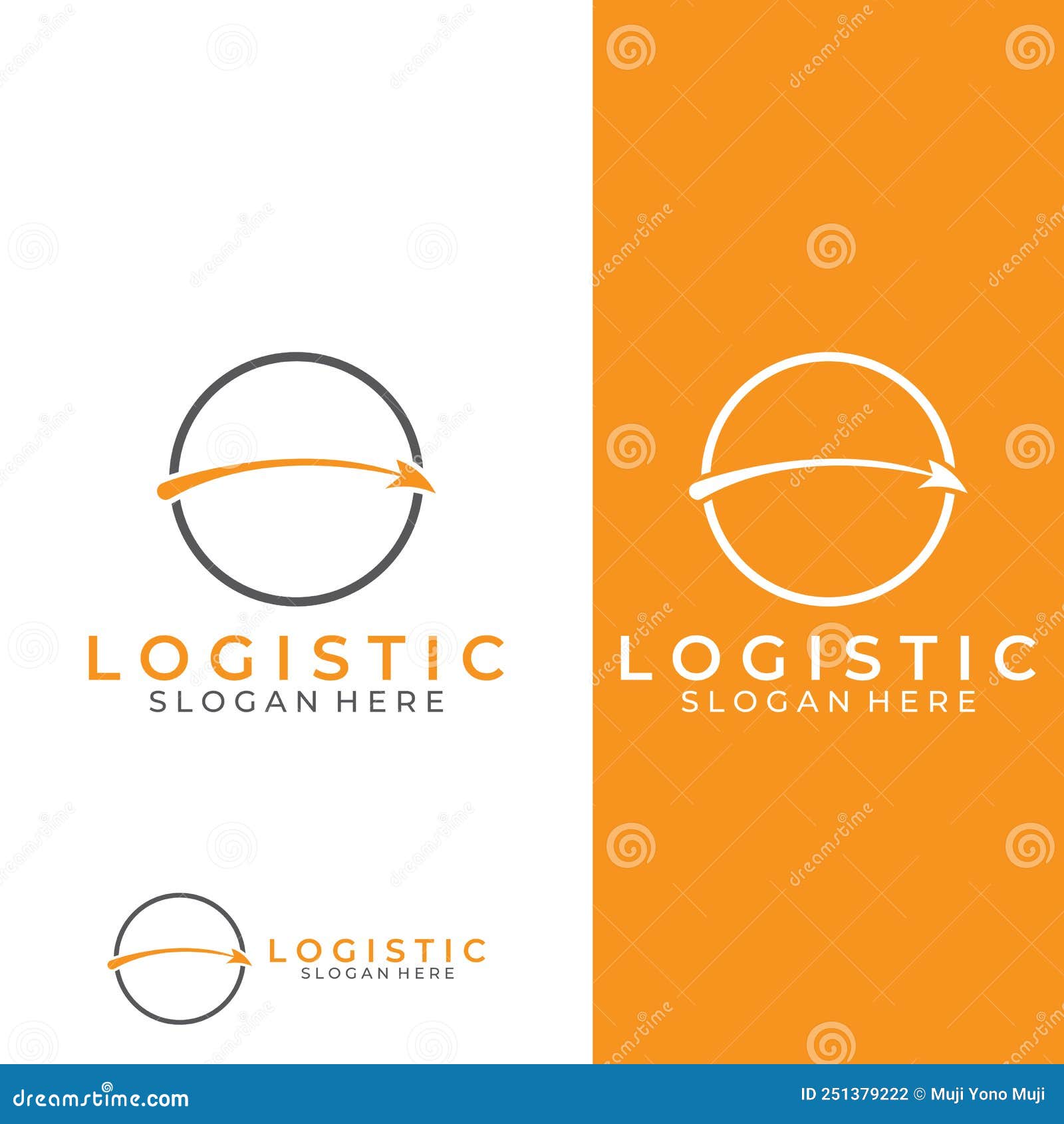 Logistics Company Vector Logo, Arrow Icon Logo, Fast Digital Delivery ...