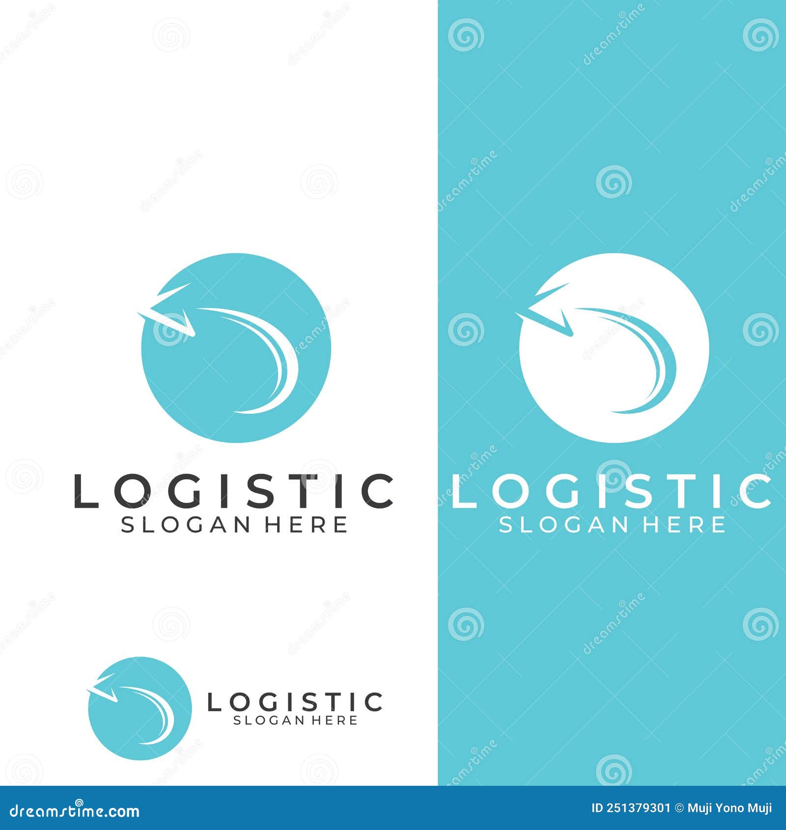 Logistics Company Vector Logo, Arrow Icon Logo, Fast Digital Delivery ...