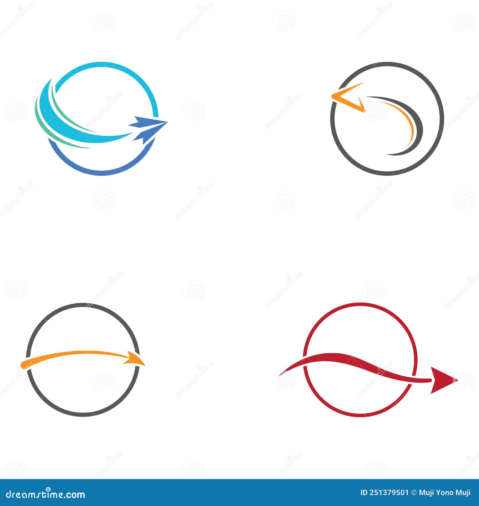 Logistics Company Vector Logo, Arrow Icon Logo, Fast Digital Delivery ...