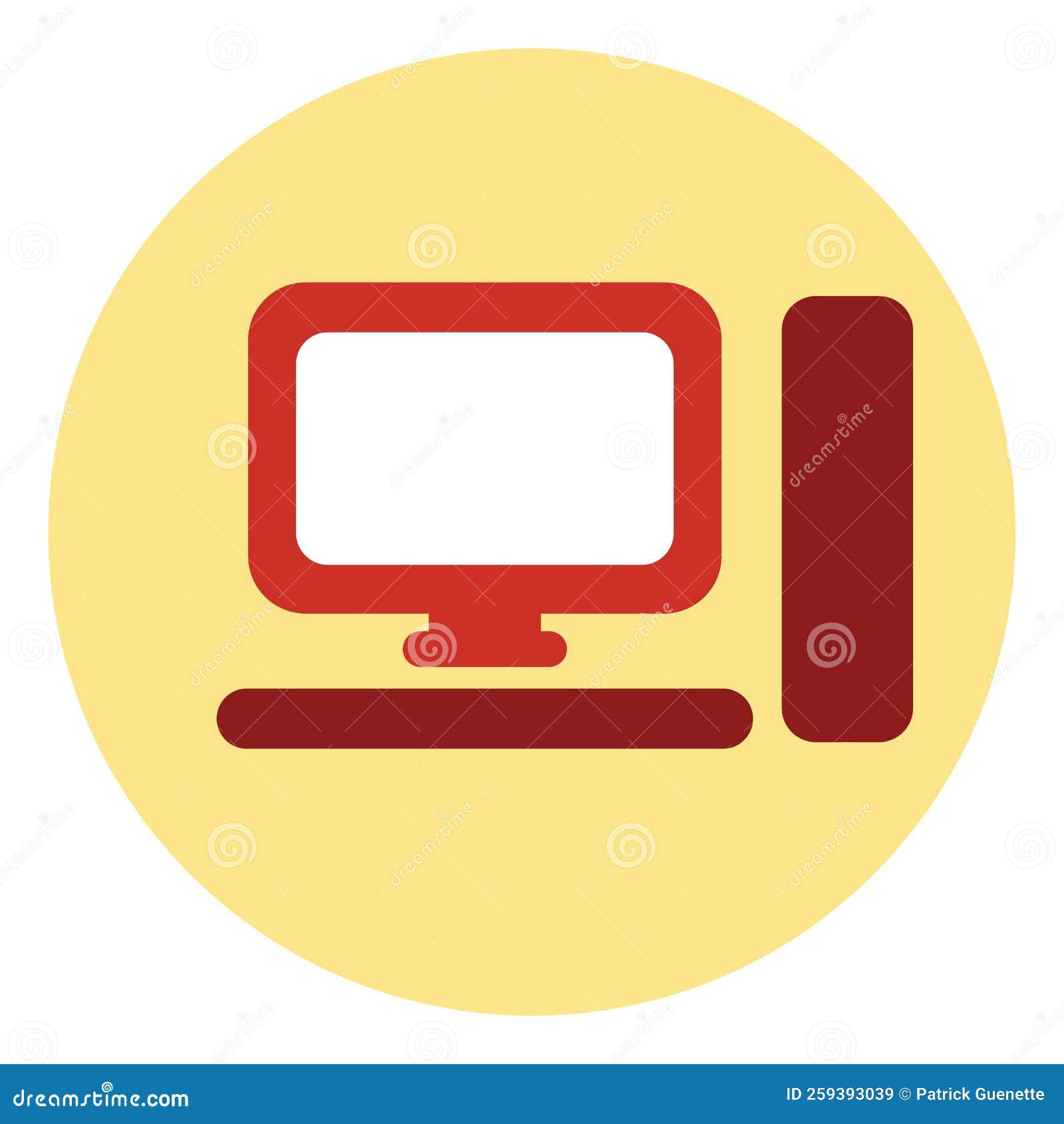 Logistics computer, icon stock vector. Illustration of shipping - 259393039
