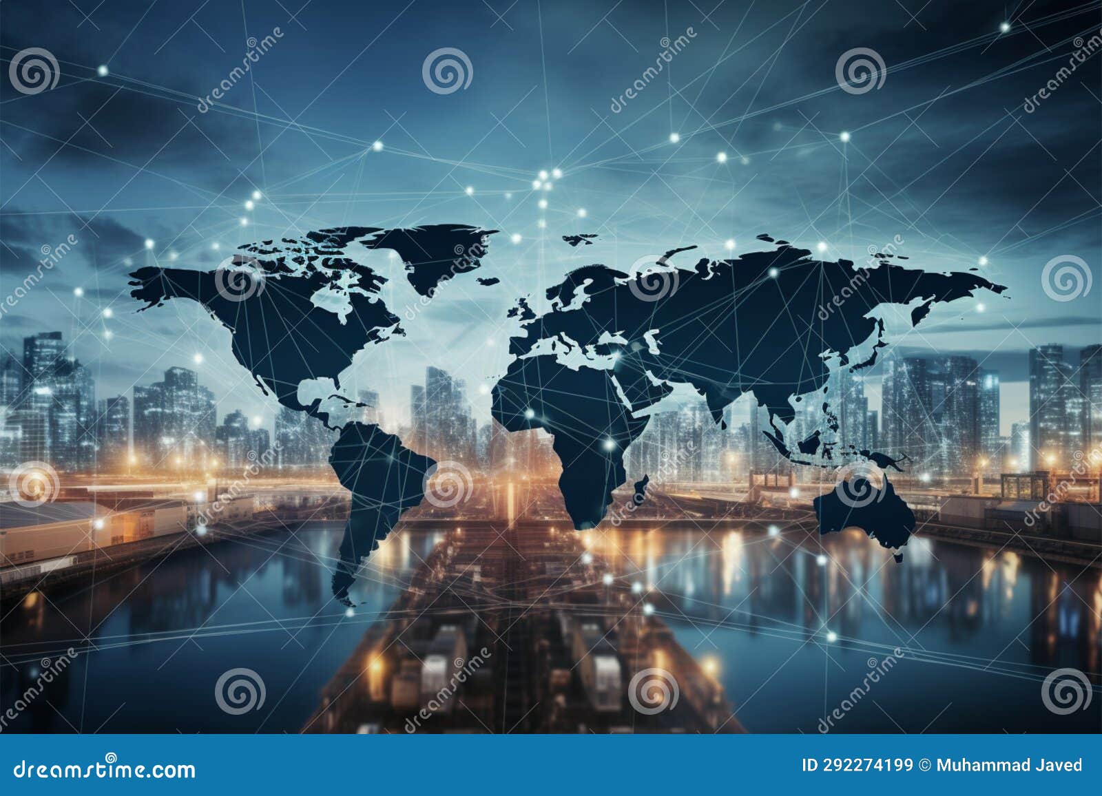 Logistics Concept Mapping Global Partner Connections for Import and ...