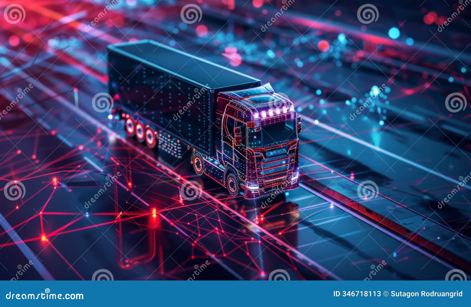 Logistics Concept, Logistics Network Distribution and Smart ...