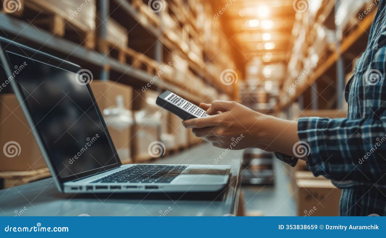 A Logistics Coordinator in a Warehouse Manages Inventory Expenses by ...