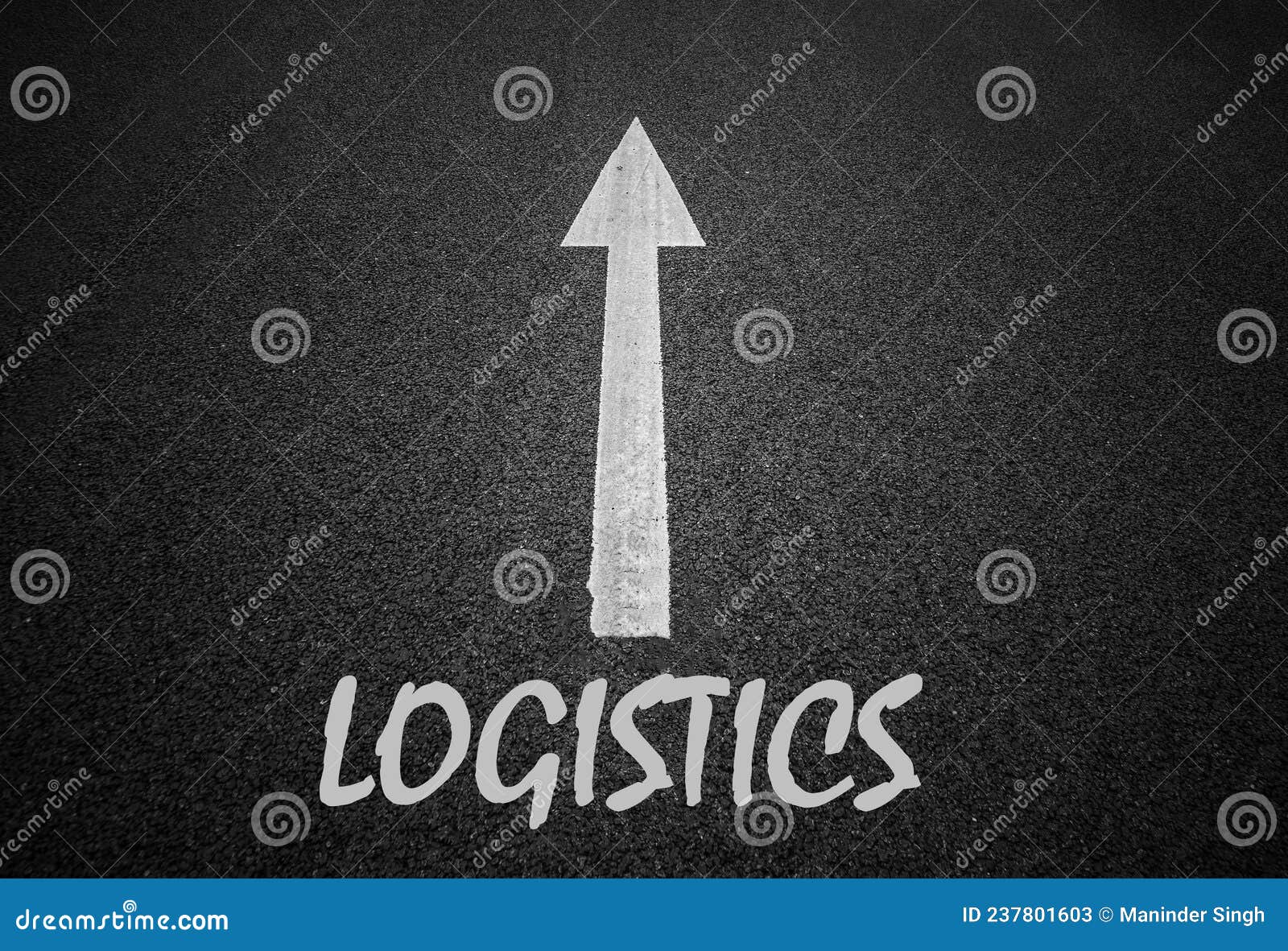 Logistics Directional Arrow. Stock Image - Image of drive, guide: 237801603
