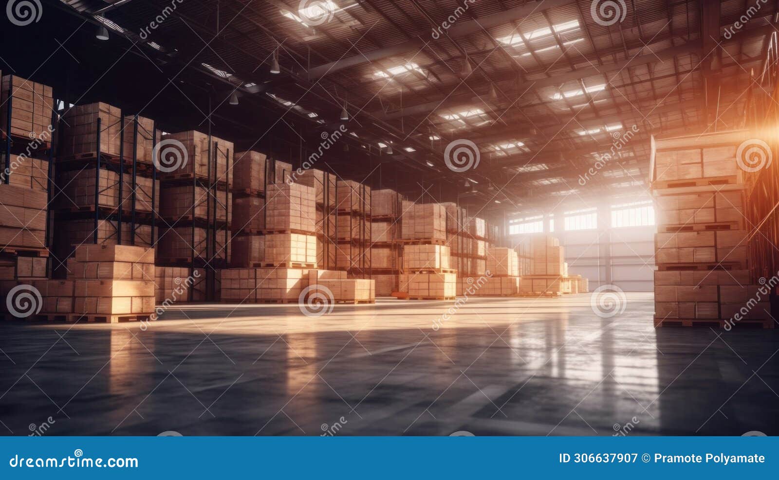 Logistics Distribution Center, Retail Warehouse. Freight Forwarding ...