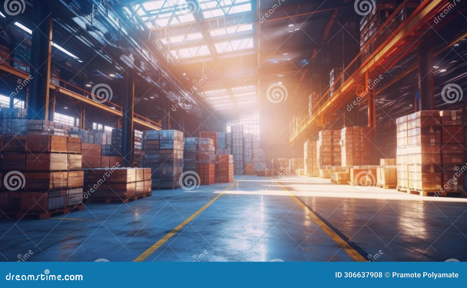 Logistics Distribution Center, Retail Warehouse. Freight Forwarding ...