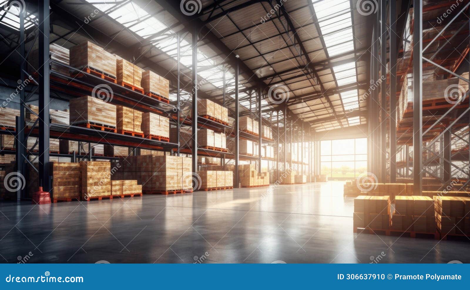 Logistics Distribution Center, Retail Warehouse. Freight Forwarding ...