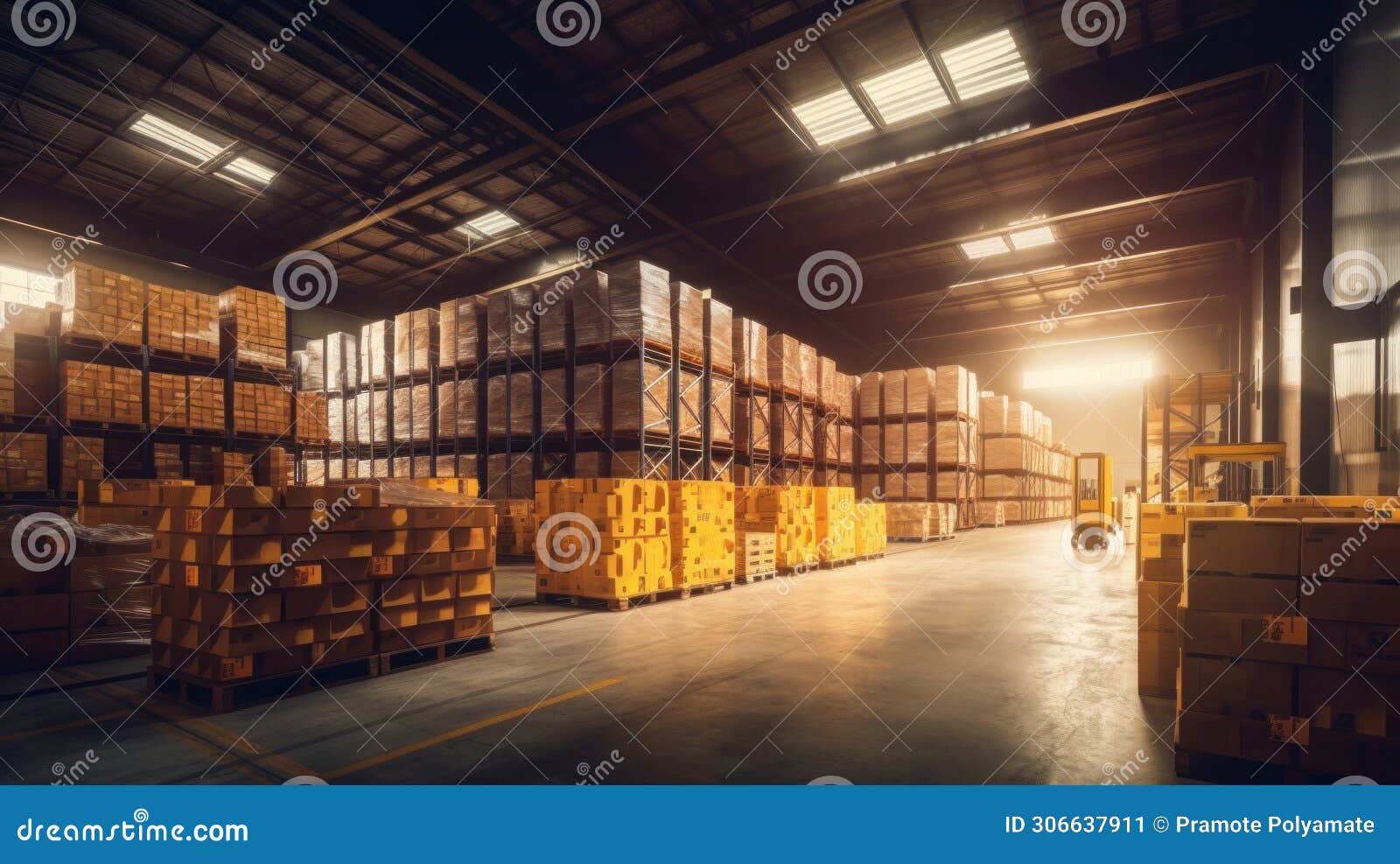 Logistics Distribution Center, Retail Warehouse. Freight Forwarding ...