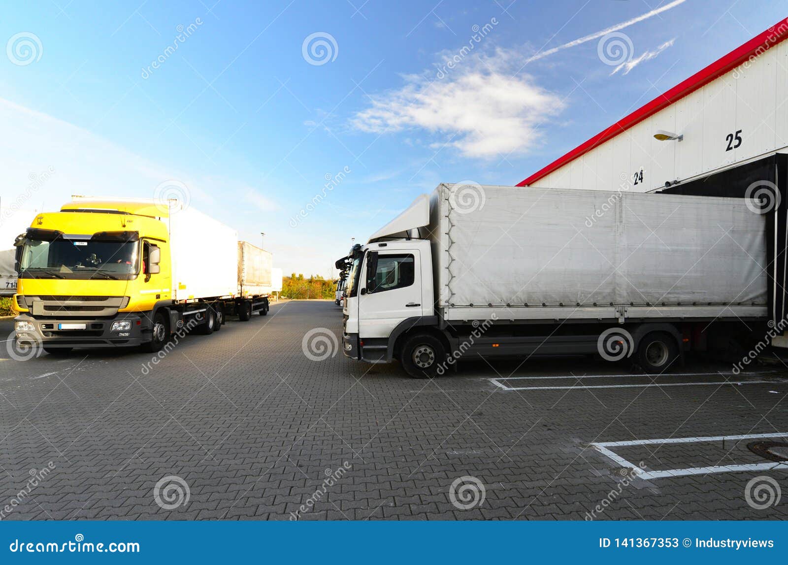 Logistics and Goods Storage - Loading and Unloading of Goods for ...