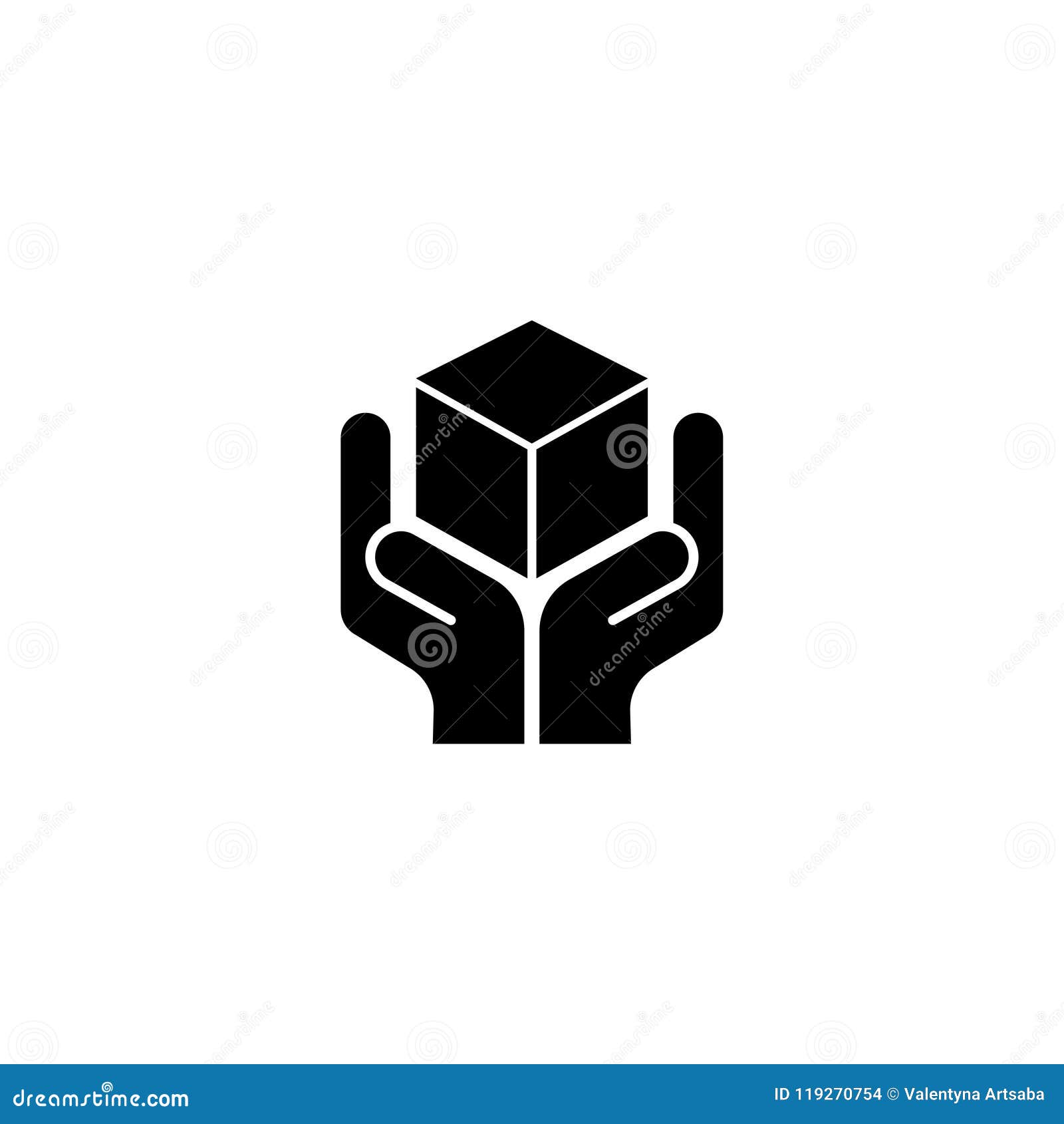 Logistics, Hand Holding Parcel Flat Vector Icon Stock Vector ... Logistics, Hand Holding Parcel Flat Vector Icon Stock Vector ...