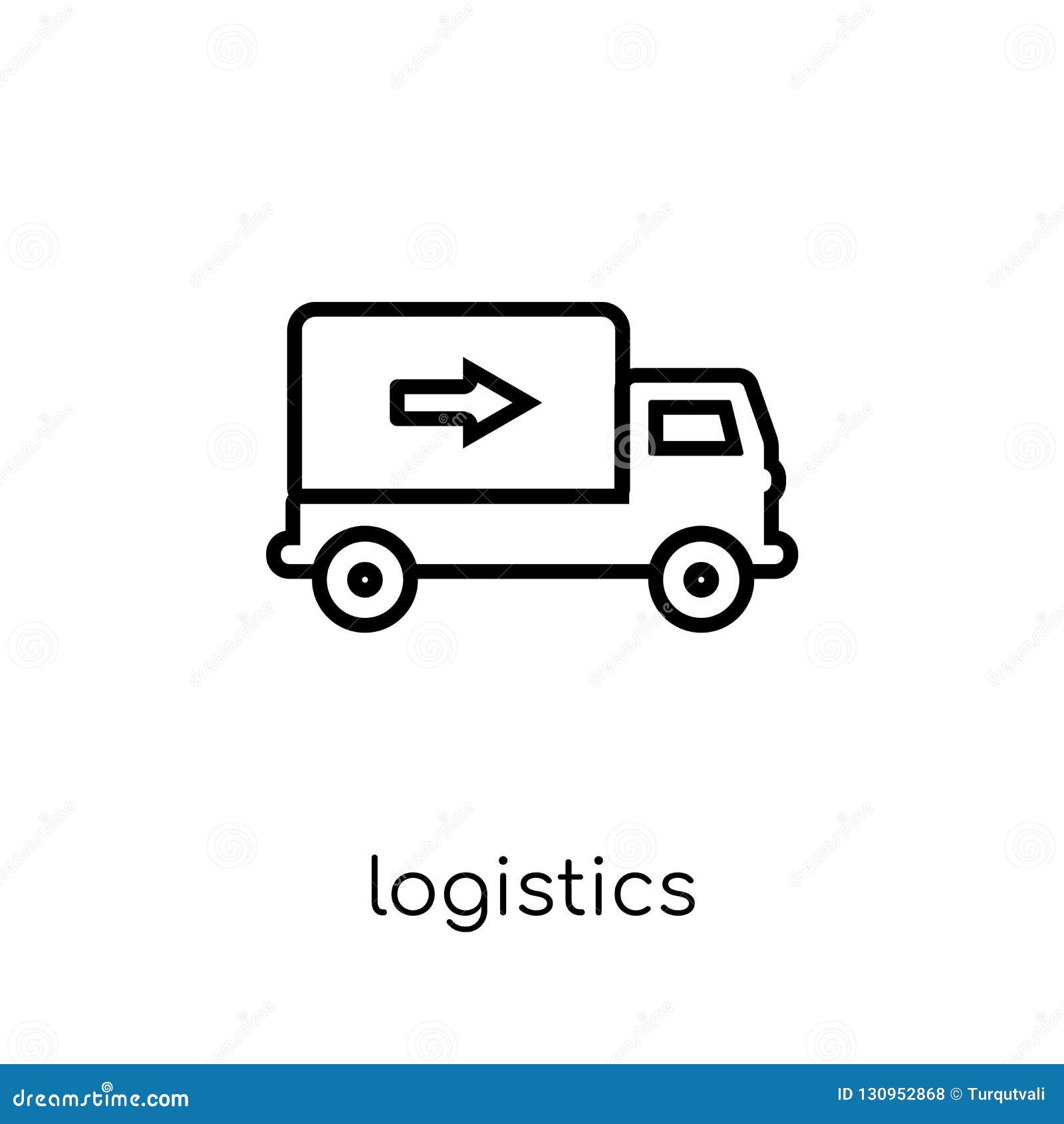 Logistics Icon from Collection. Stock Vector - Illustration of order ...