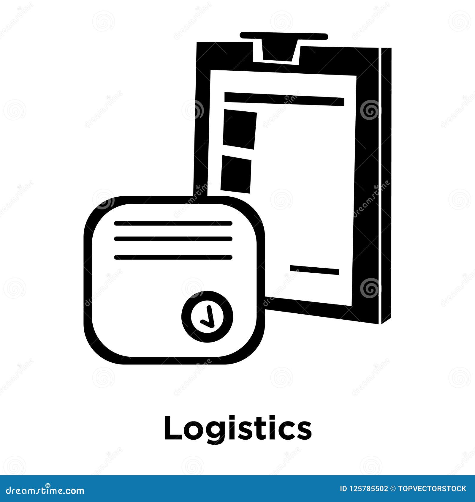 Logistics Icon Vector Isolated on White Background, Logo Concept Stock ...